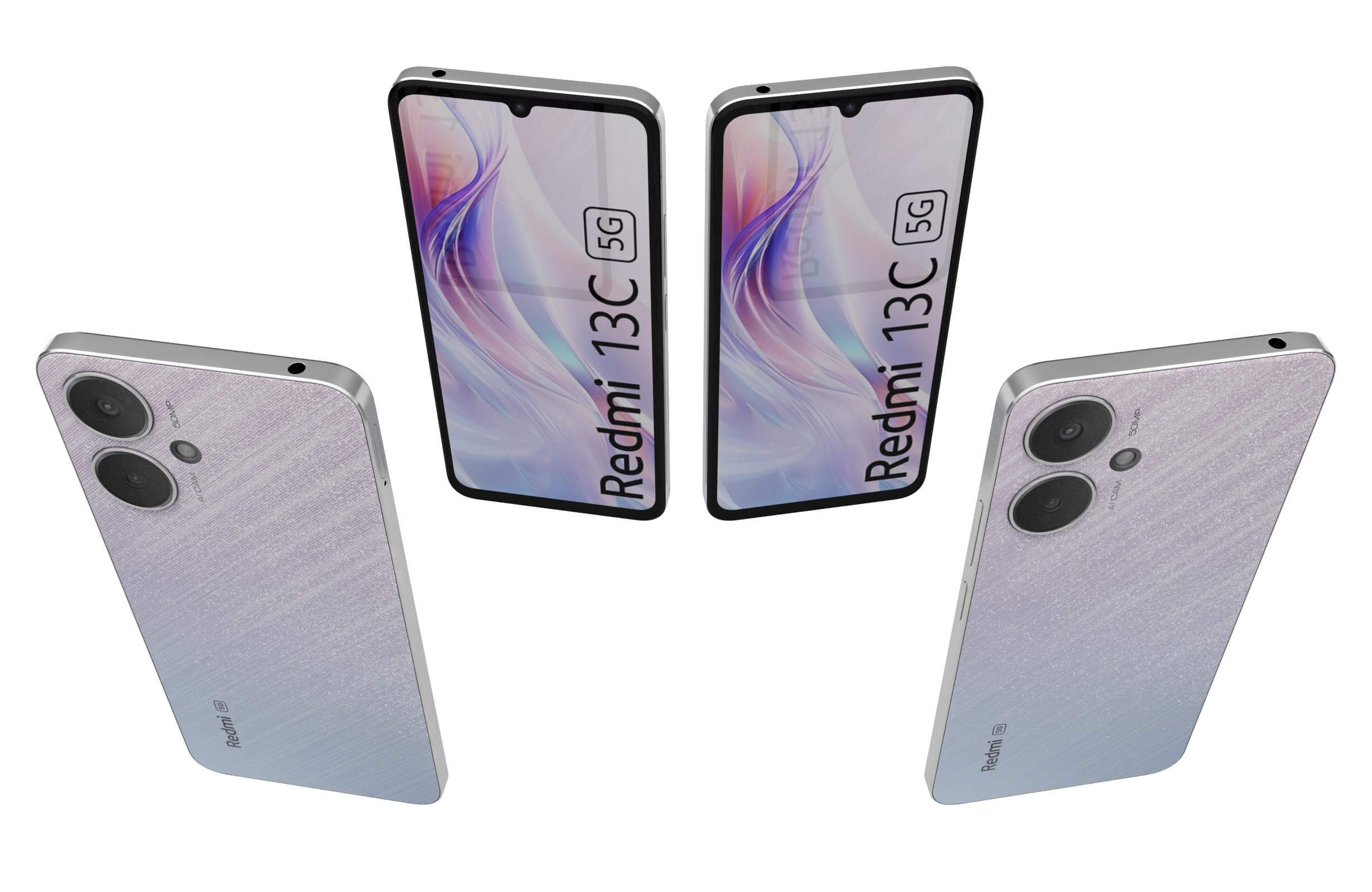 Xiaomi Redmi 13C 5G All Colors - 3D Model by Rever_Art