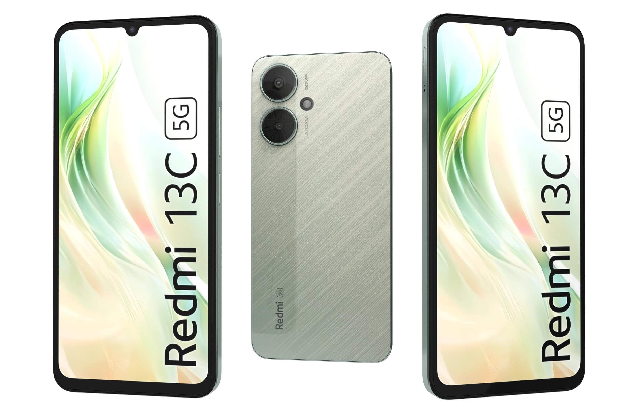 Xiaomi Redmi 13C 5G All Colors - 3D Model by Rever_Art