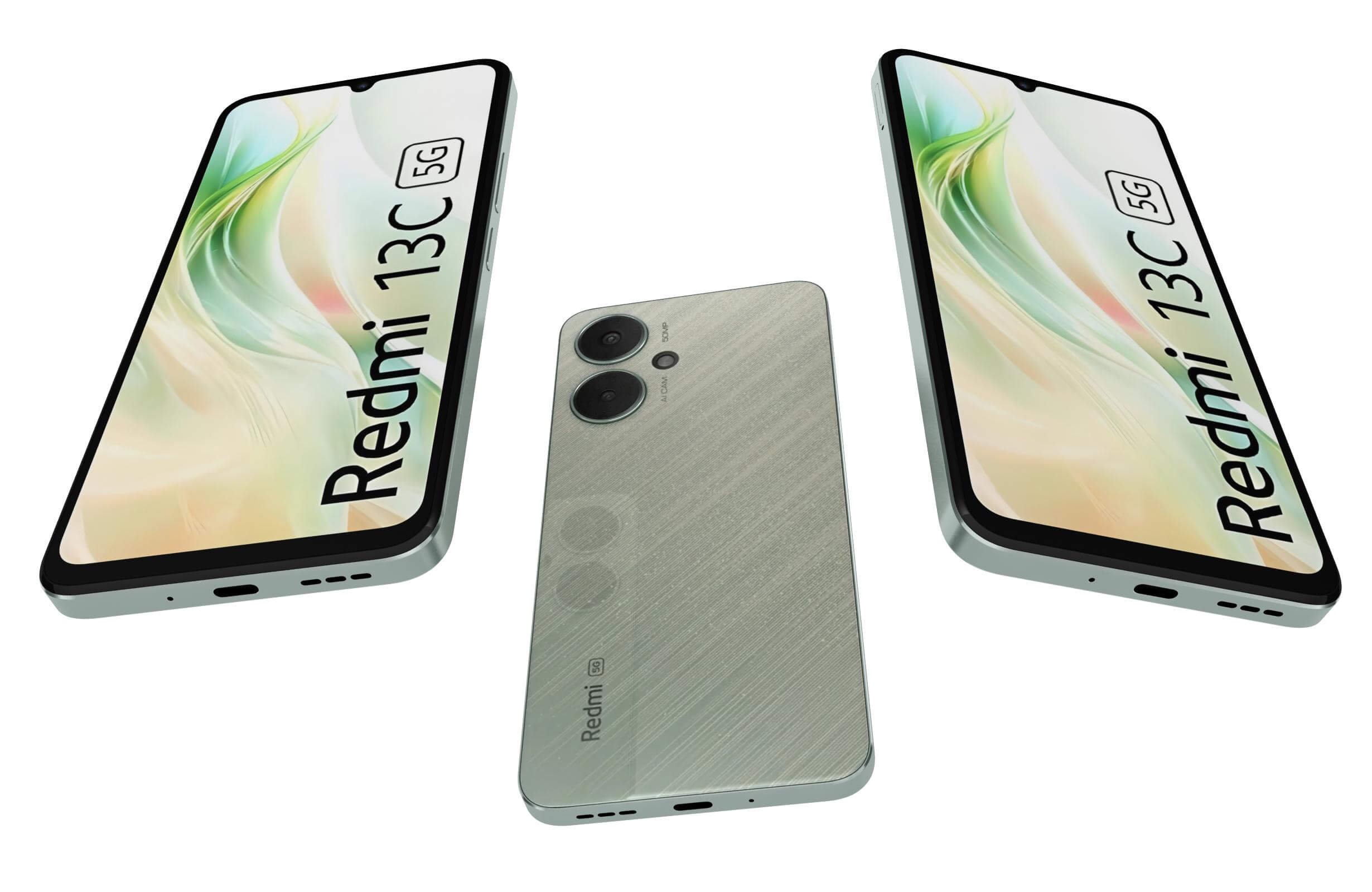 Xiaomi Redmi 13C 5G All Colors - 3D Model by Rever_Art