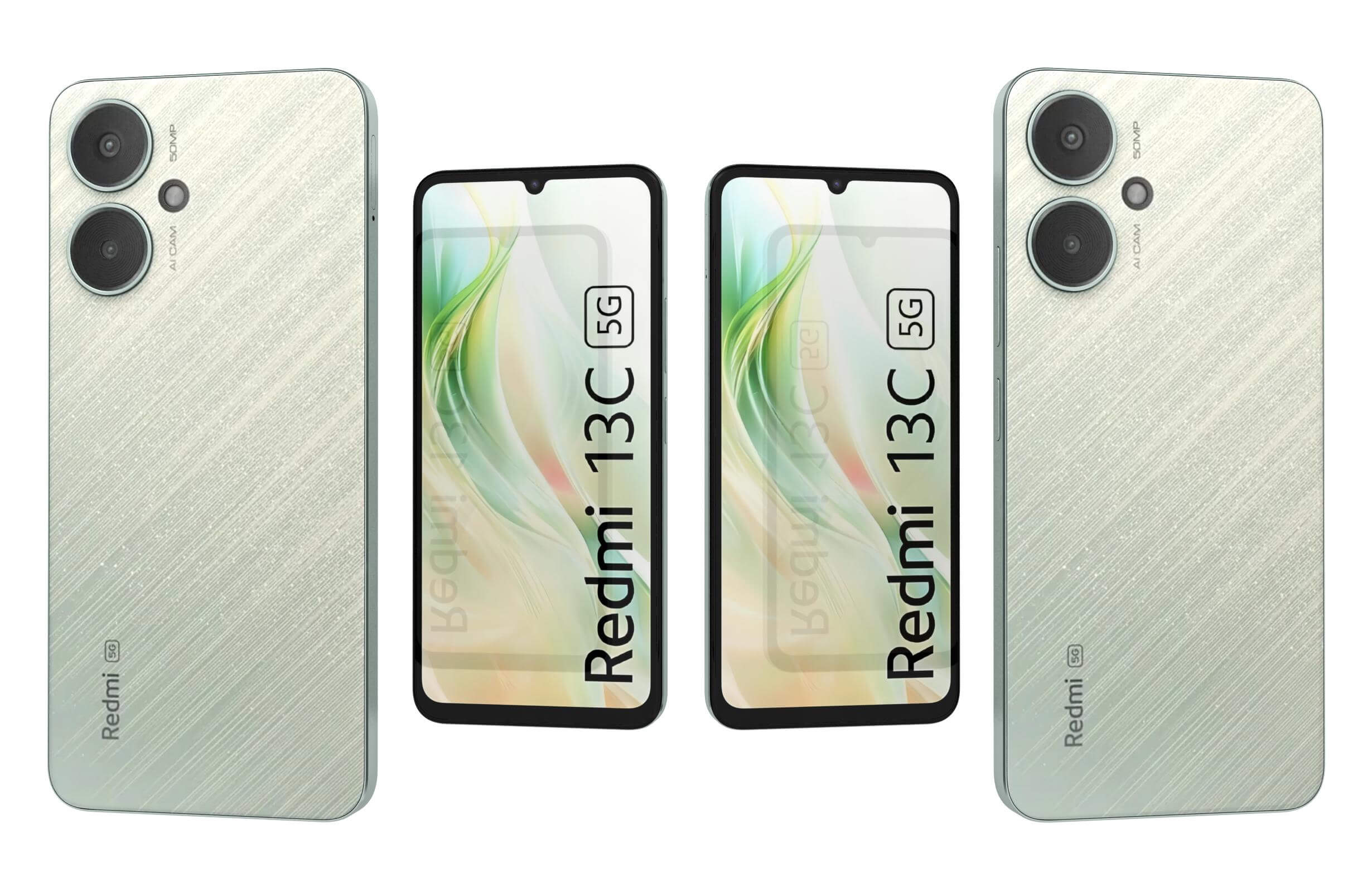 Xiaomi Redmi 13C 5G All Colors - 3D Model by Rever_Art