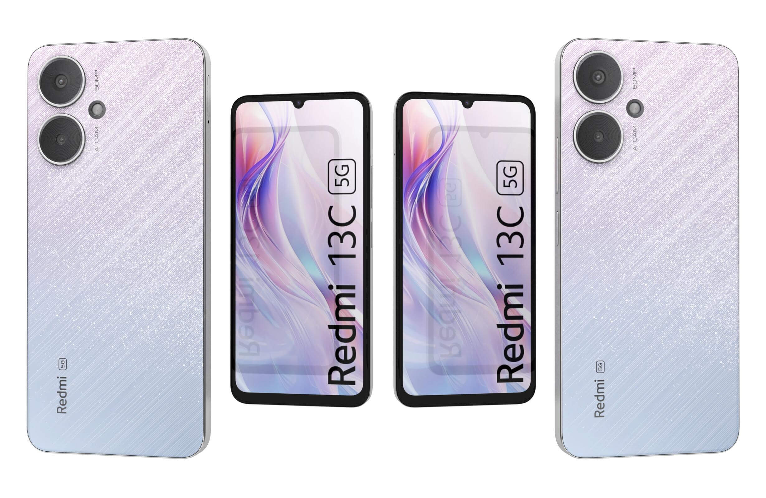 Xiaomi Redmi 13C 5G Blue - 3D Model by Rever_Art