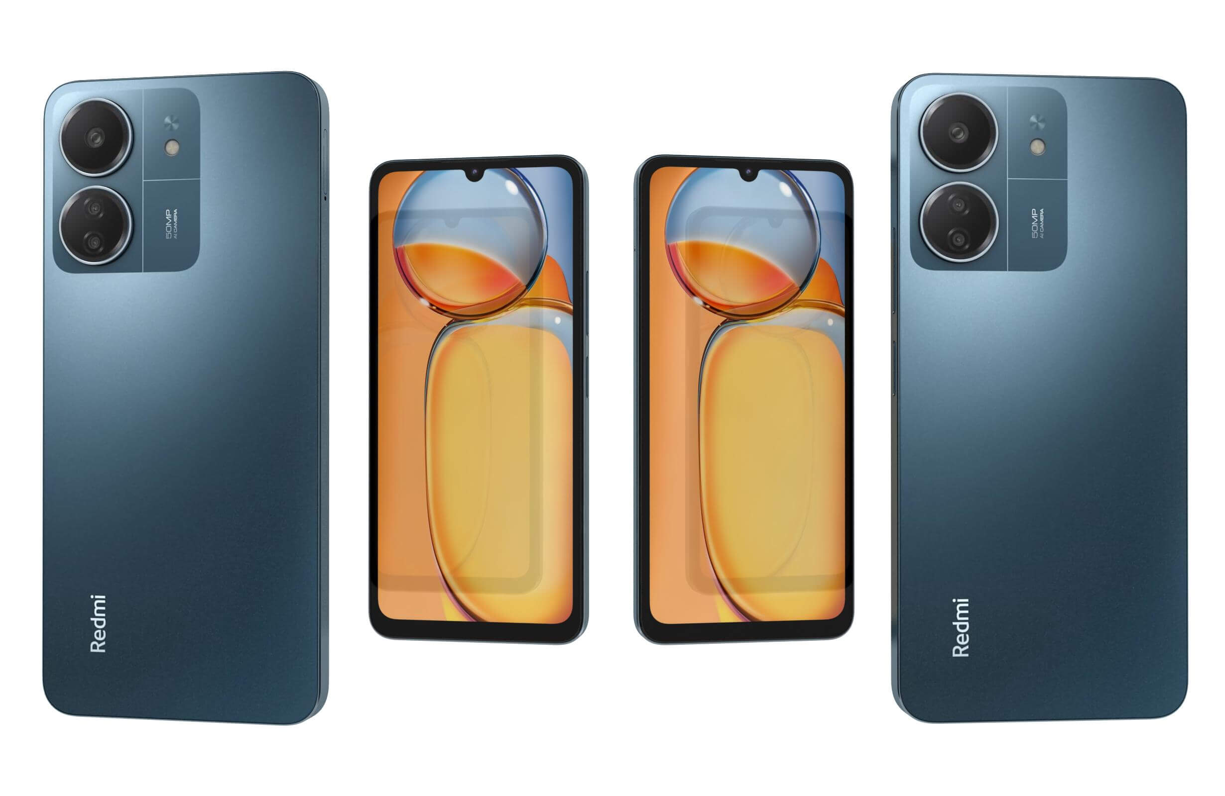 Xiaomi Redmi 13C All Colors - 3D Model by Rever_Art