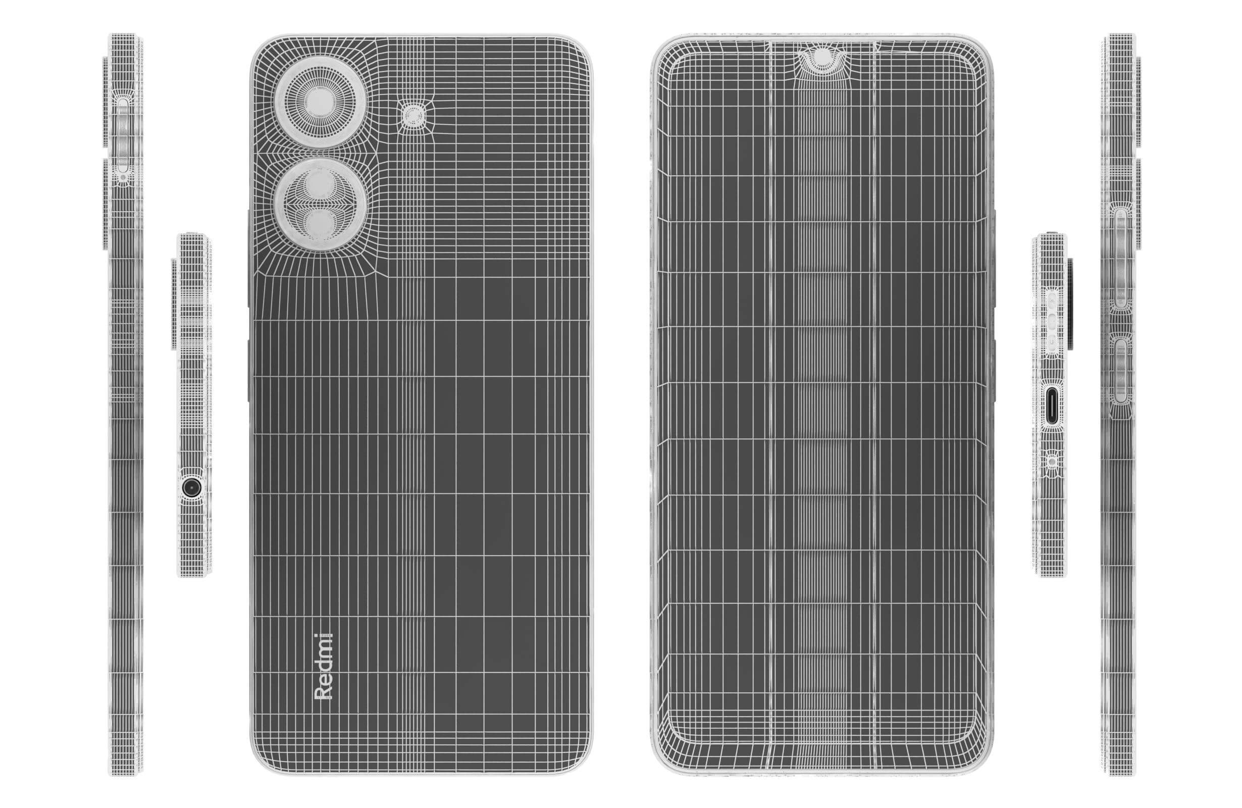 Xiaomi Redmi 13C All Colors - 3D Model by Rever_Art