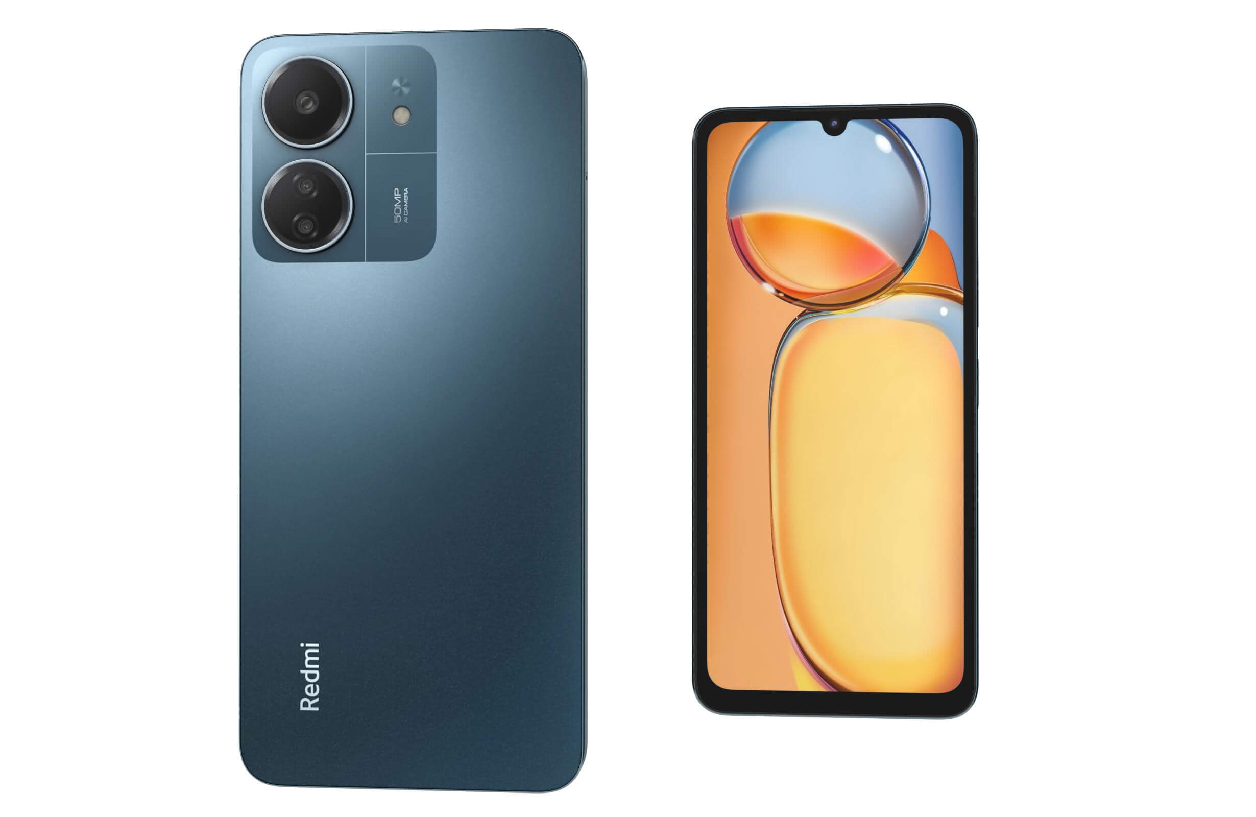 Xiaomi Redmi 13C Blue - 3D Model by Rever_Art