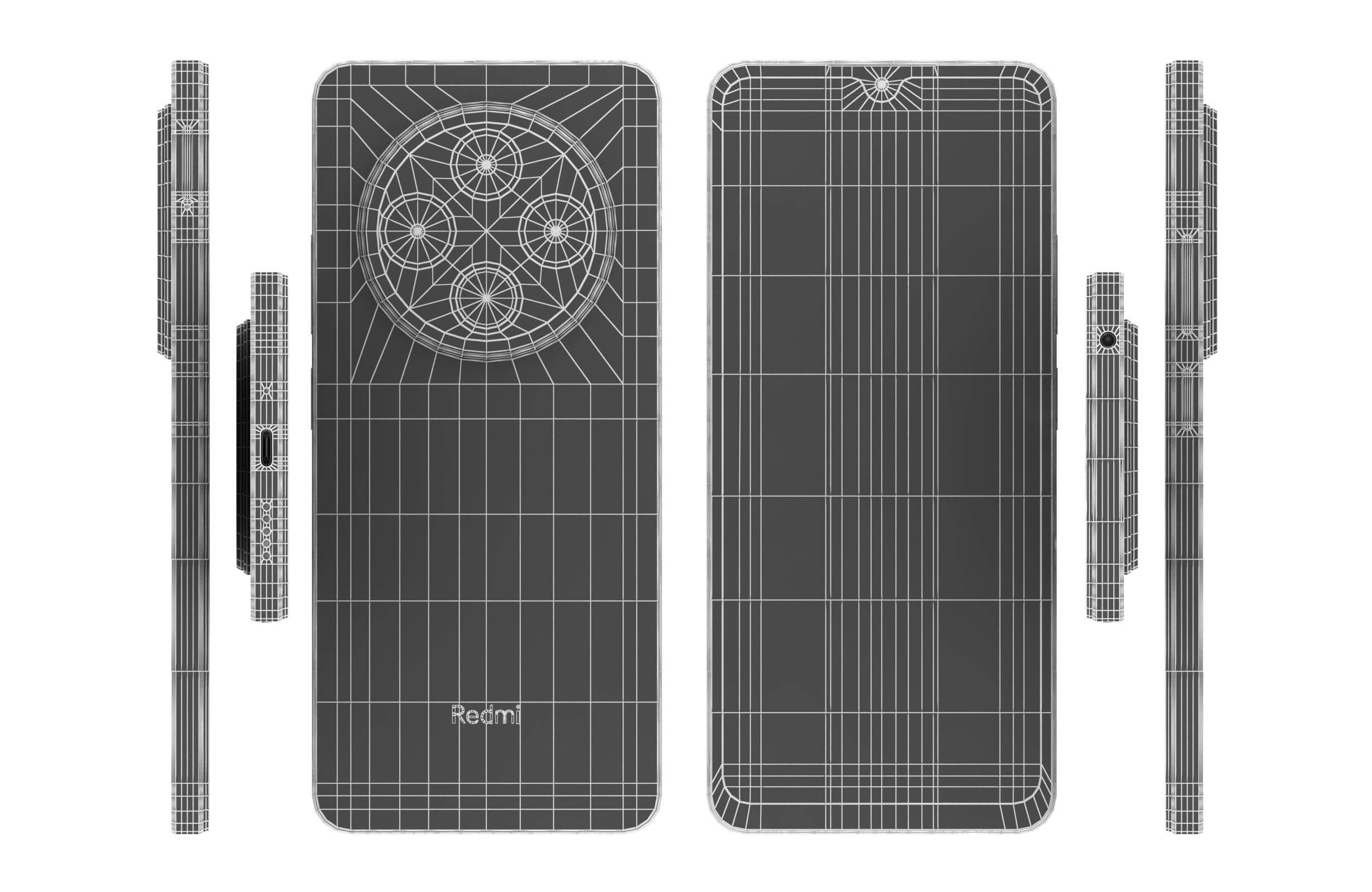 Xiaomi Redmi 14C All Colors - 3D Model by Rever_Art