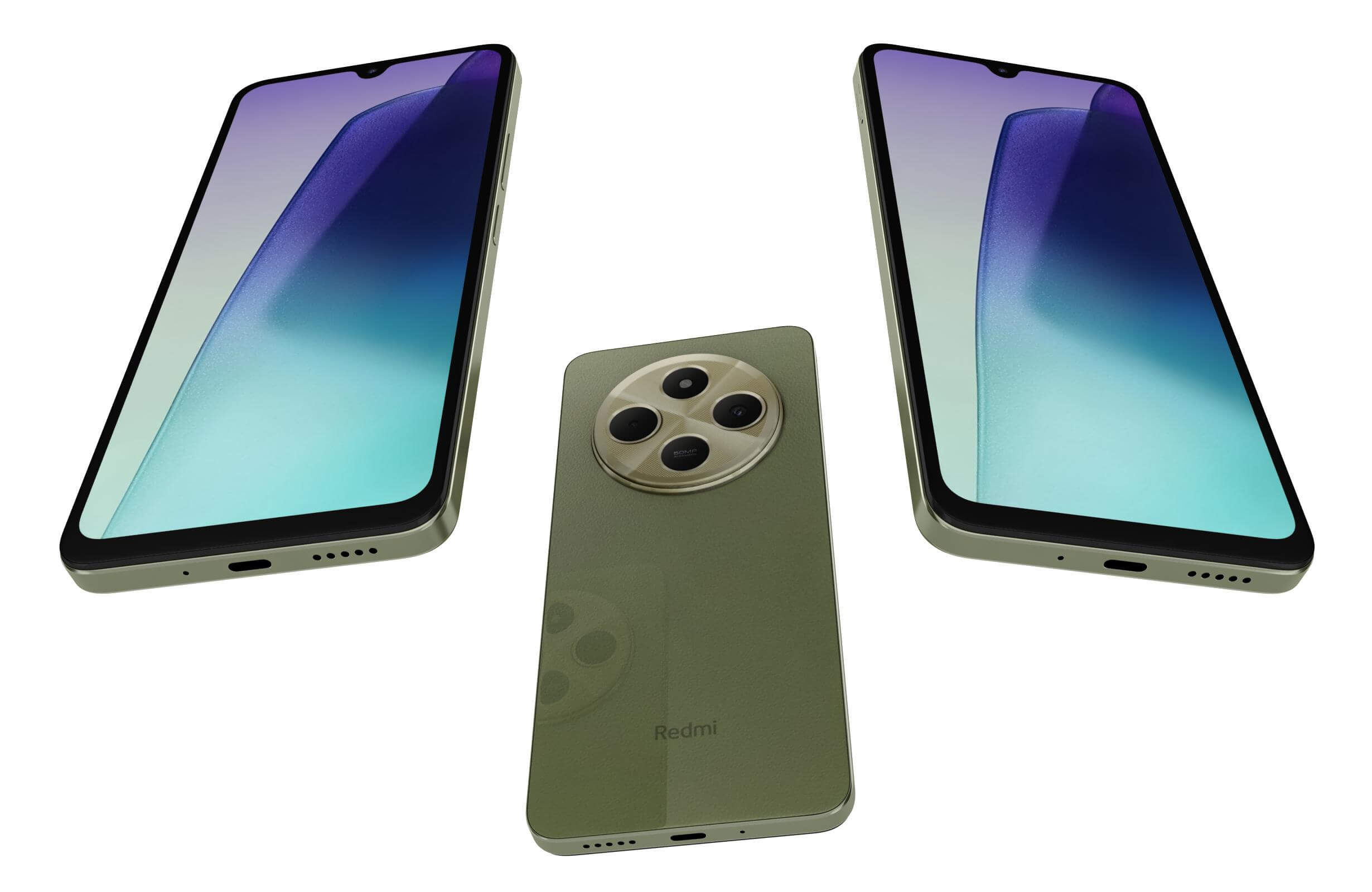 Xiaomi Redmi 14C Sage Green - 3D Model by Rever_Art