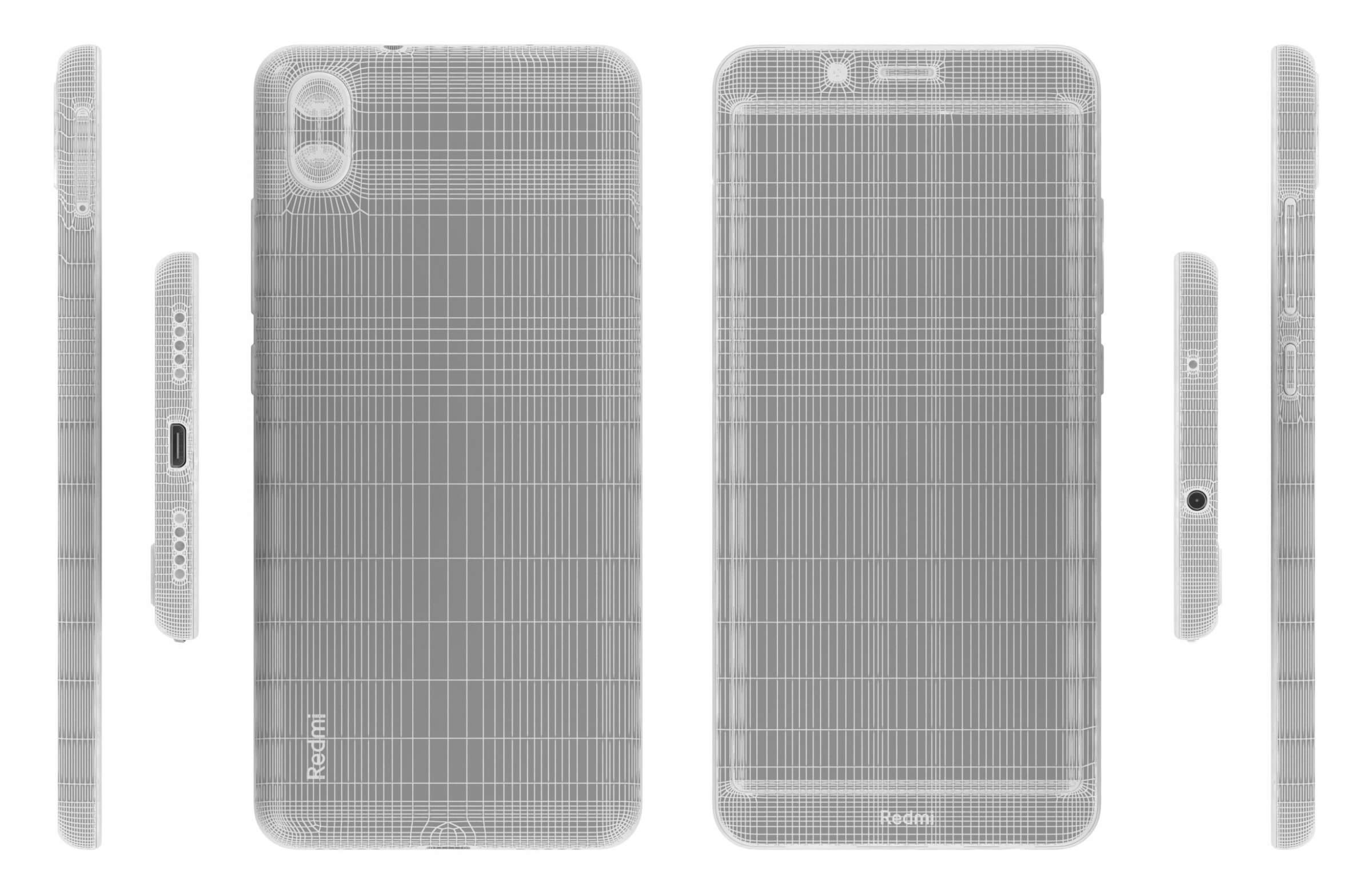 Xiaomi Redmi 7A All Colors - 3D Model by Rever_Art