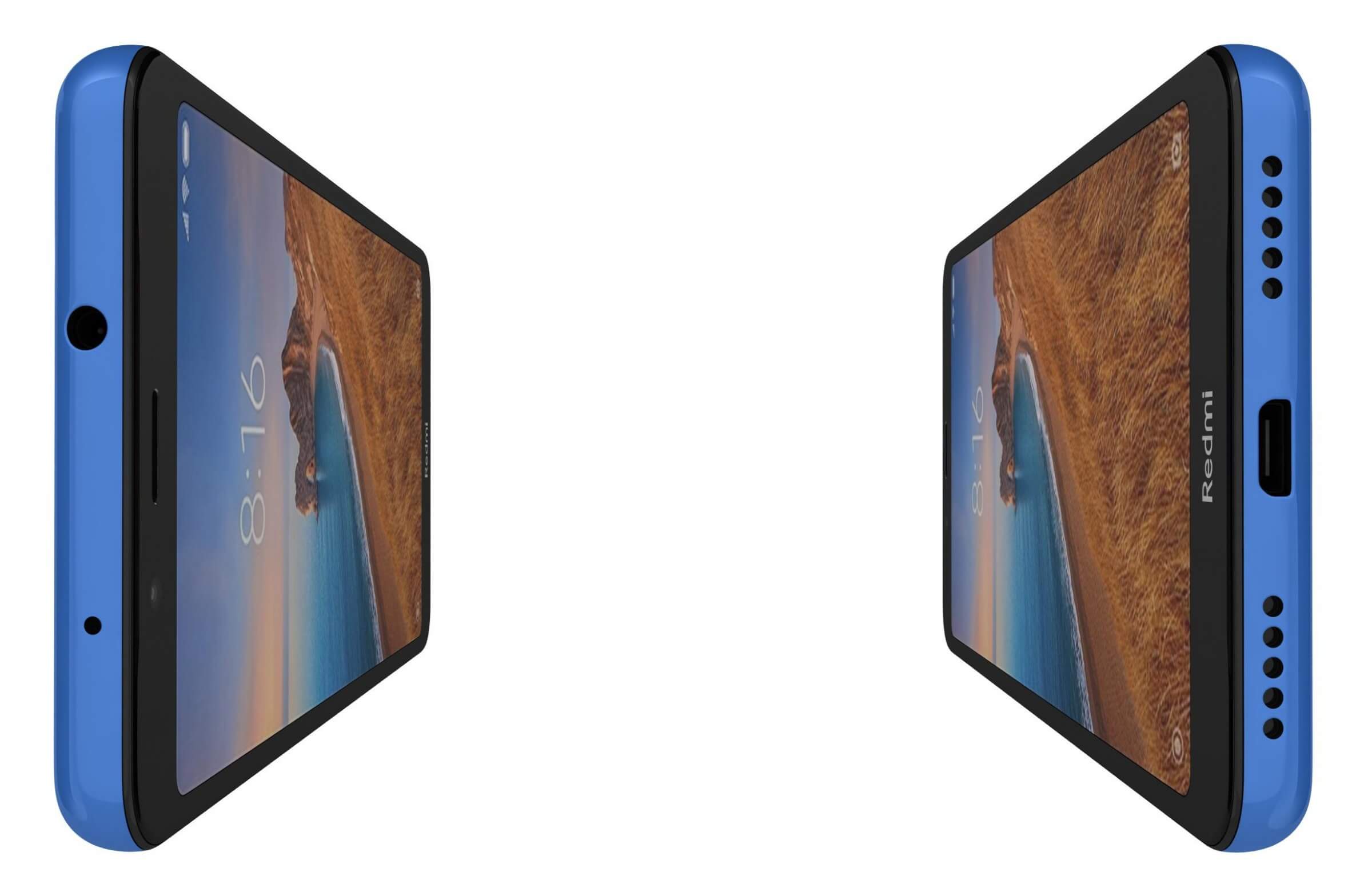 Xiaomi Redmi 7A Matte Blue - 3D Model by Rever_Art