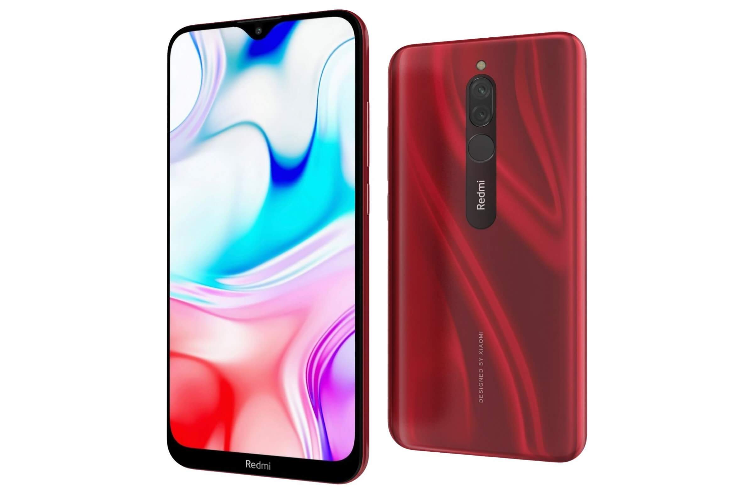 Xiaomi Redmi 8 Ruby Red - 3D Model by Rever_Art