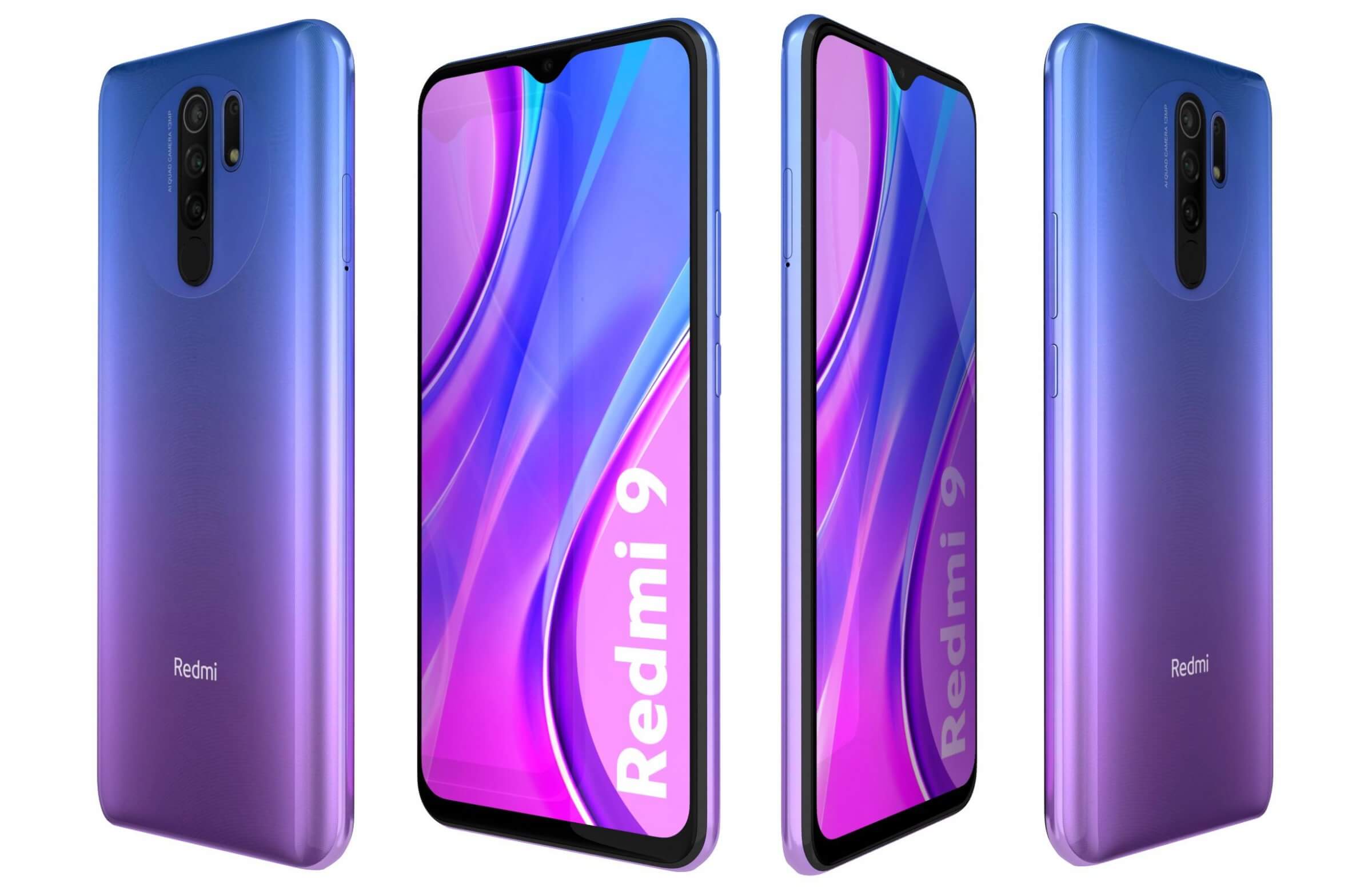 Xiaomi Redmi 9 All Colors - 3D Model by Rever_Art