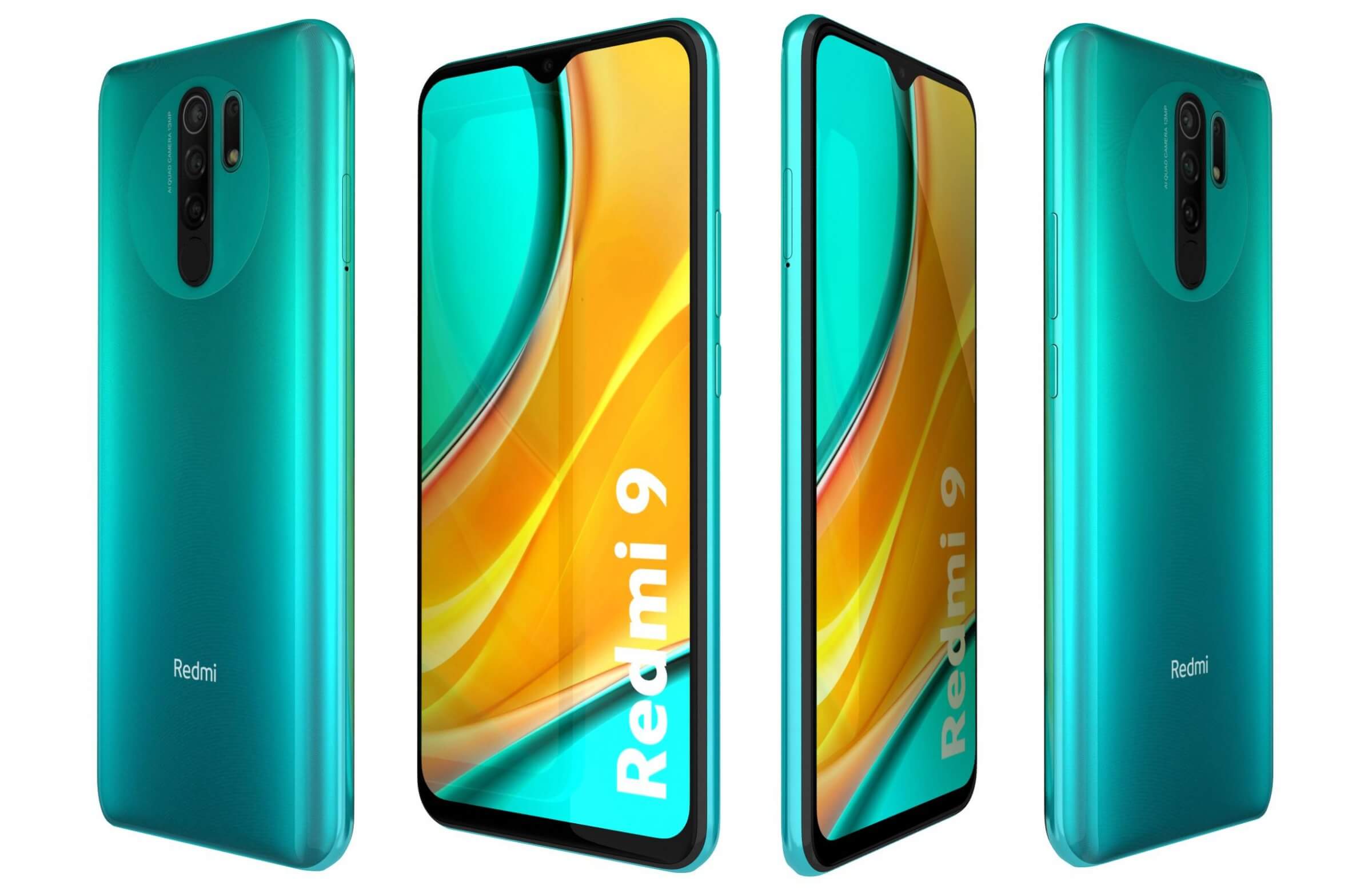 Xiaomi Redmi 9 All Colors - 3D Model by Rever_Art
