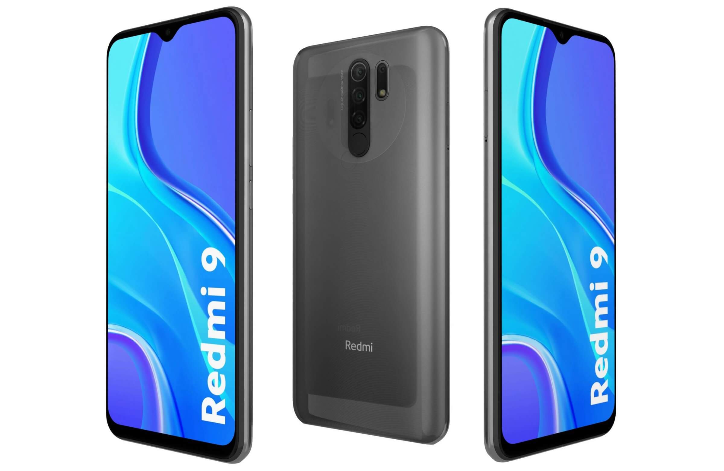 Xiaomi Redmi 9 All Colors - 3D Model by Rever_Art