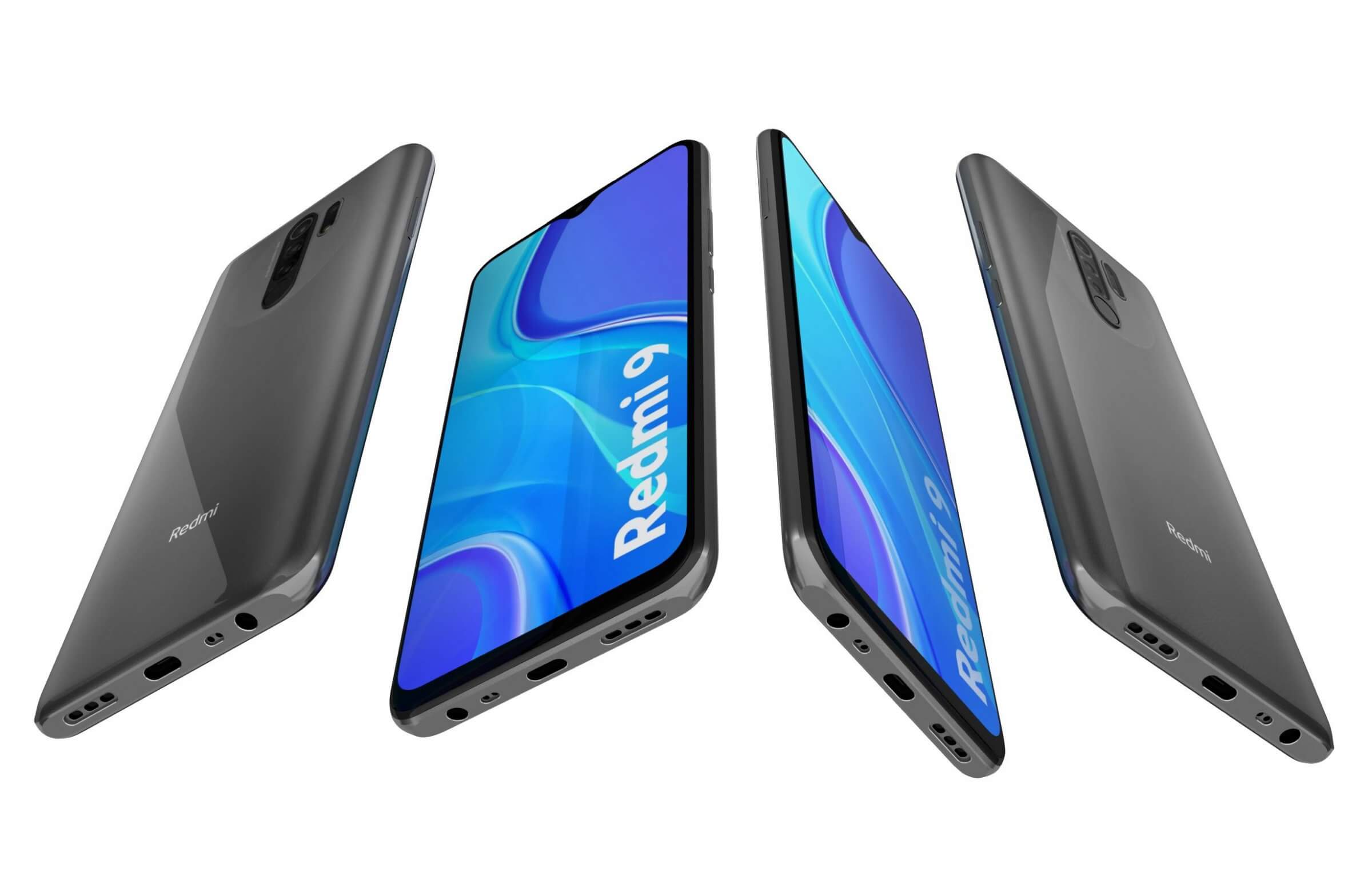 Xiaomi Redmi 9 All Colors - 3D Model by Rever_Art