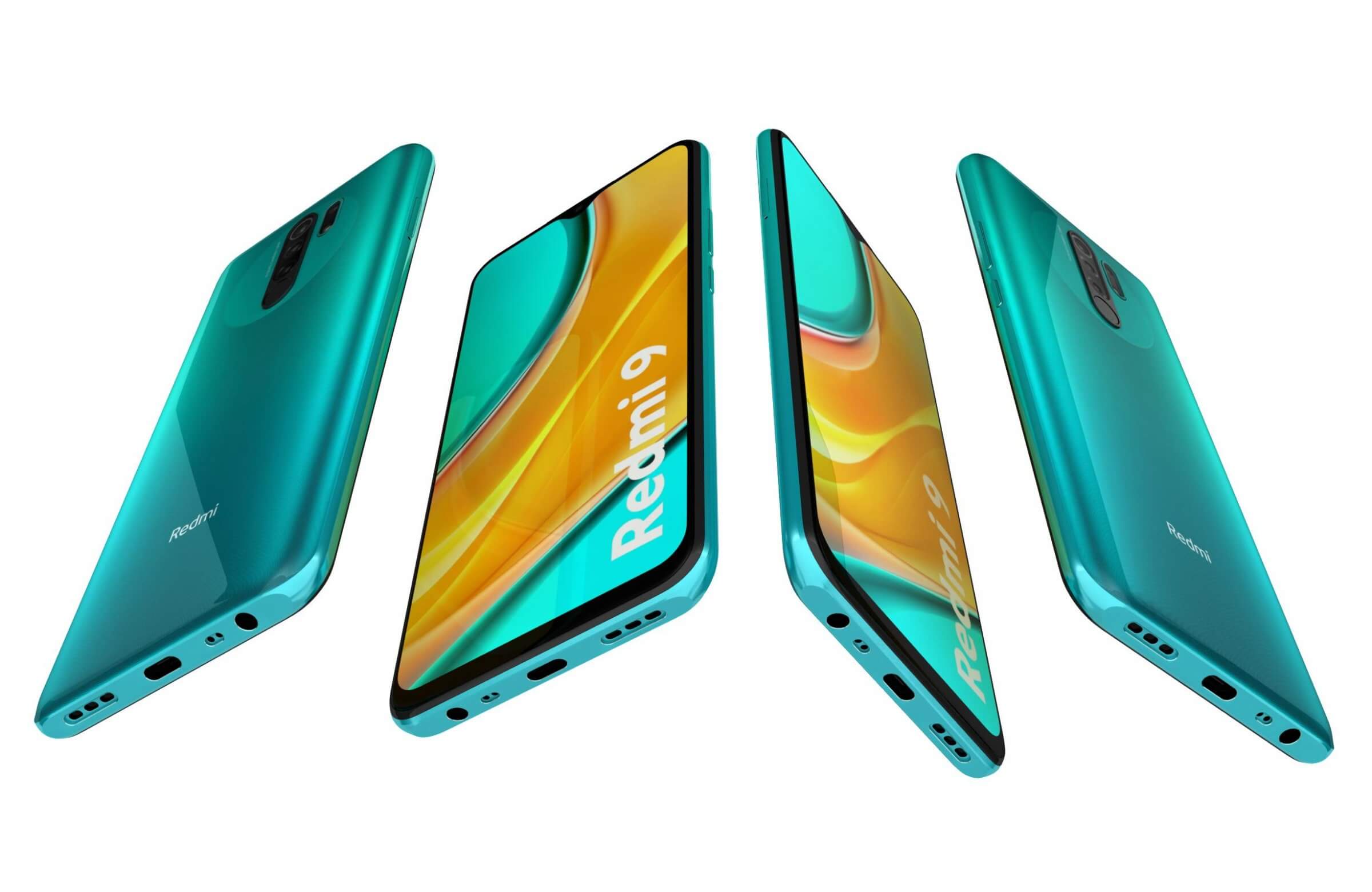 Xiaomi Redmi 9 Ocean Green - 3D Model by Rever_Art