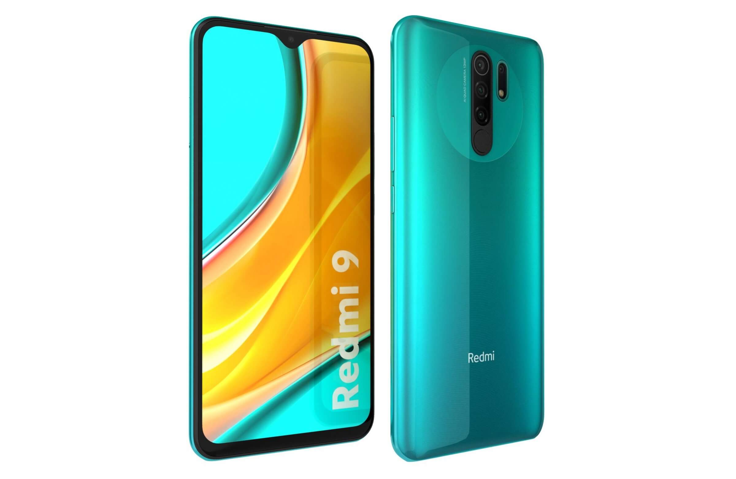 Xiaomi Redmi 9 Ocean Green - 3D Model by Rever_Art