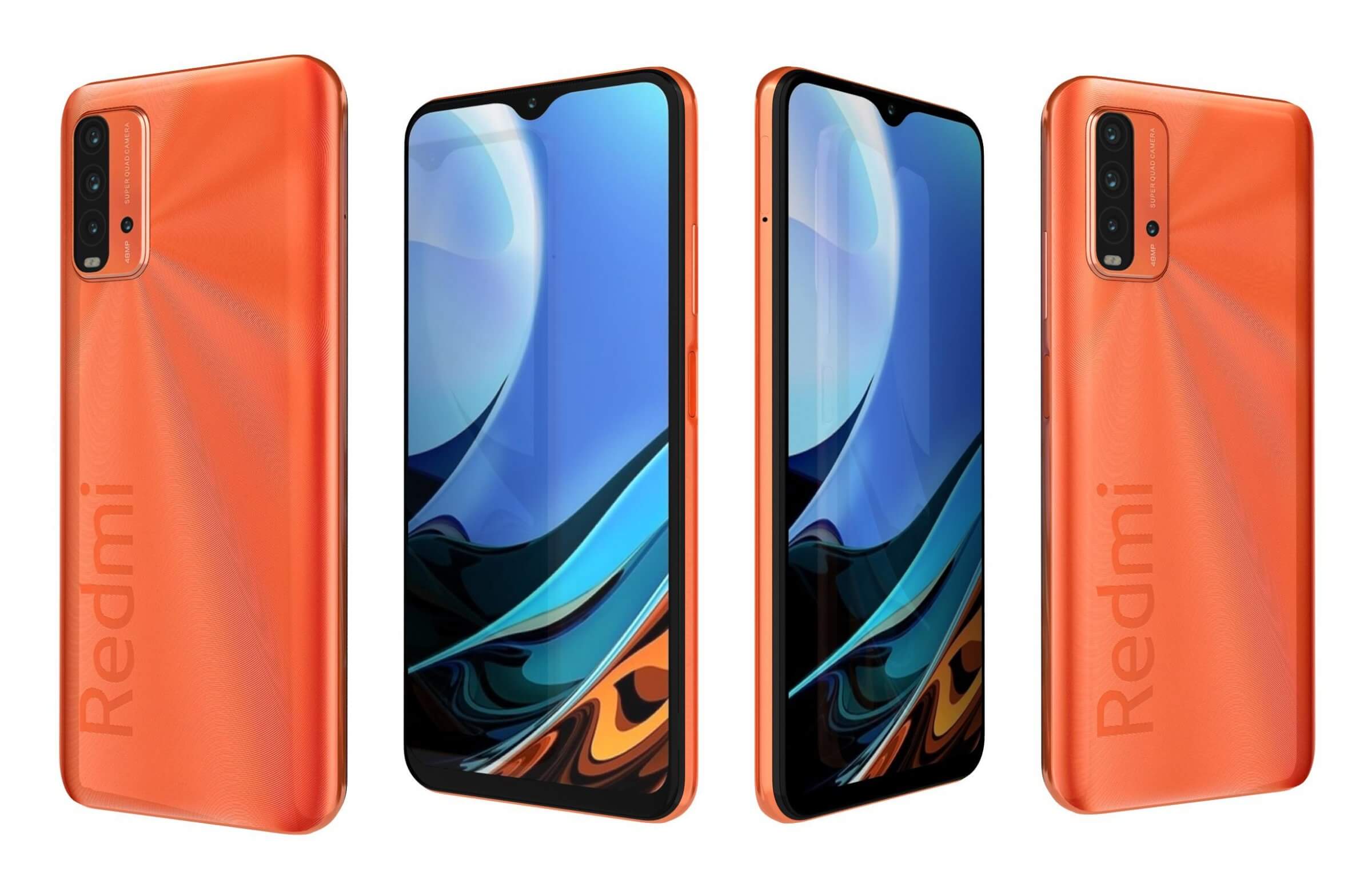 Xiaomi Redmi 9 Power Fiery Red - 3D Model by Rever_Art