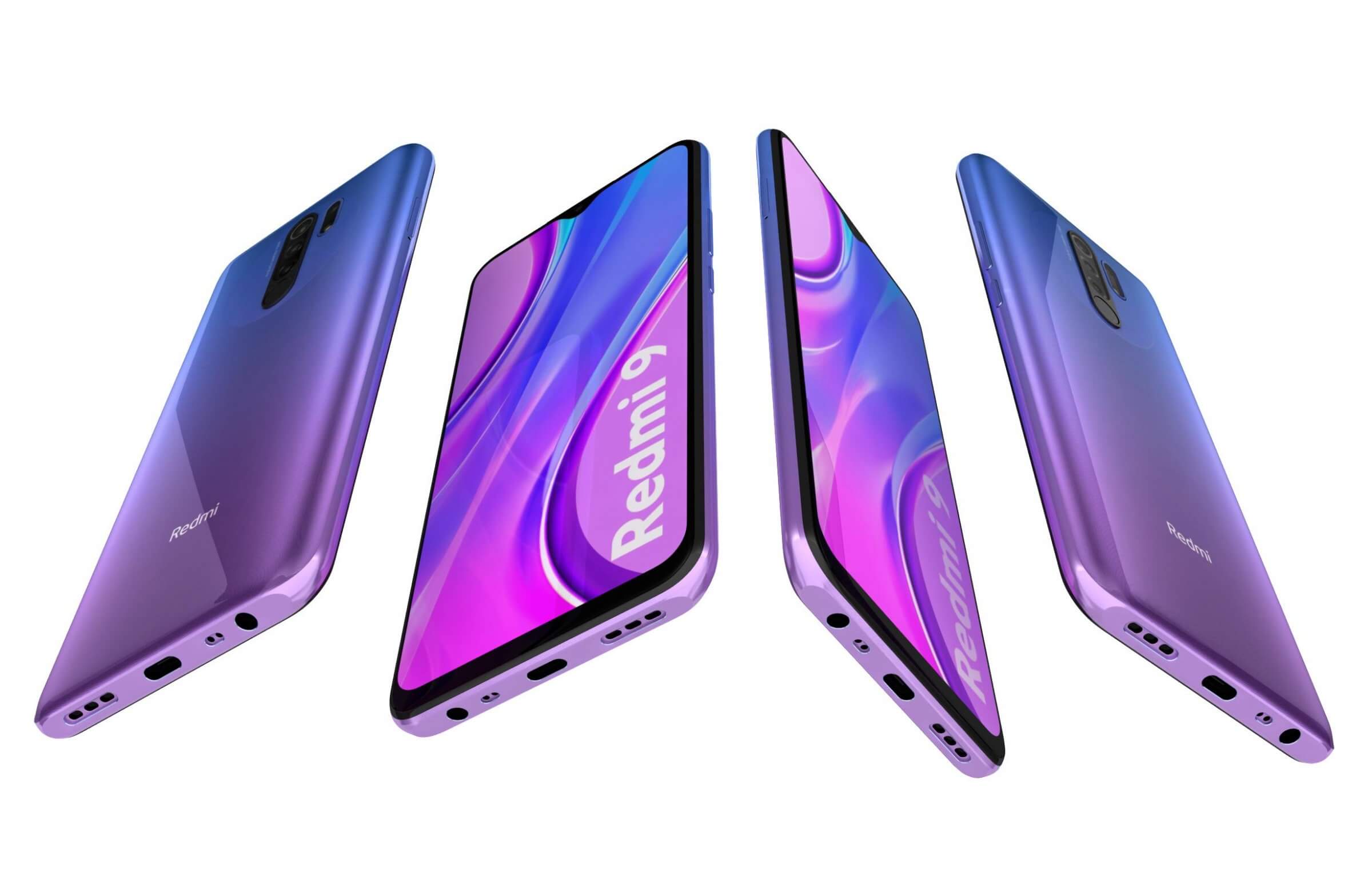 Xiaomi Redmi 9 Sunset Purple - 3D Model by Rever_Art