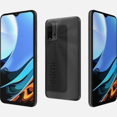 Xiaomi Redmi 9T Carbon Gray - 3D Model by Rever_Art