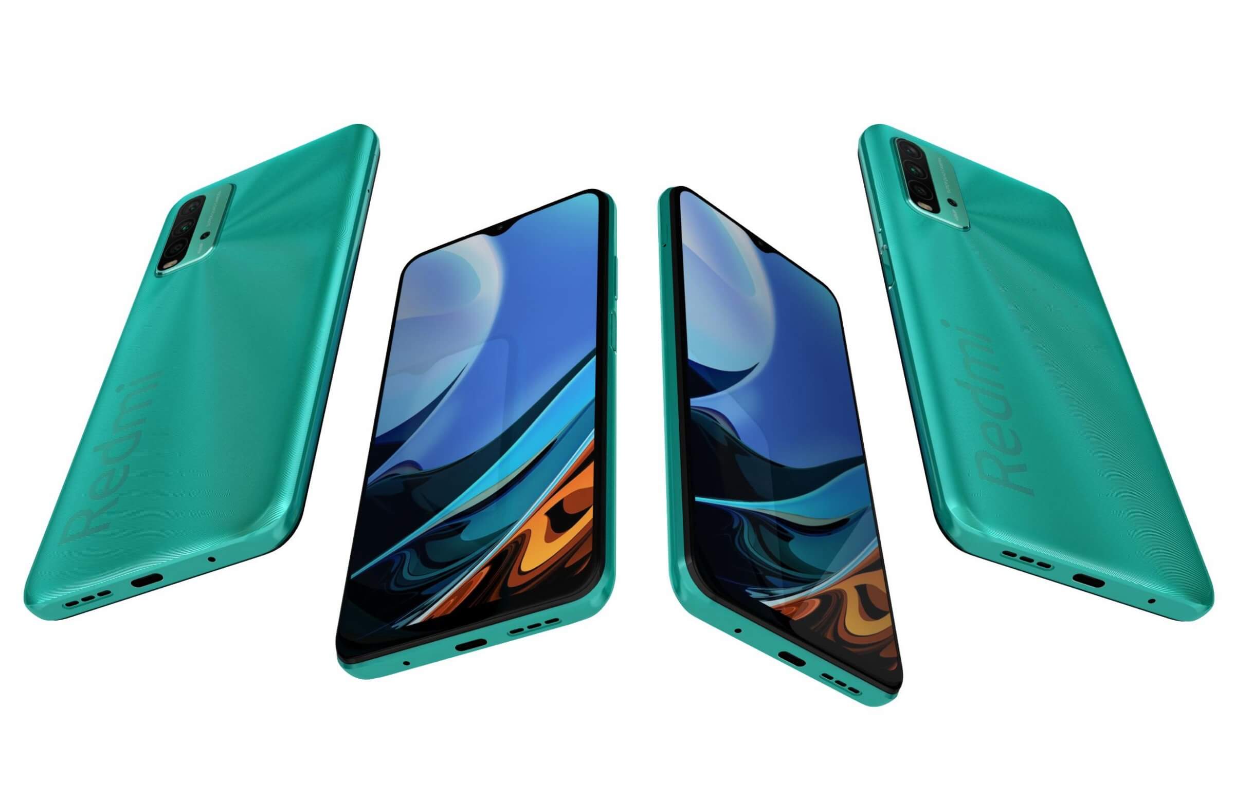 Xiaomi Redmi 9T Ocean Green - 3D Model by Rever_Art