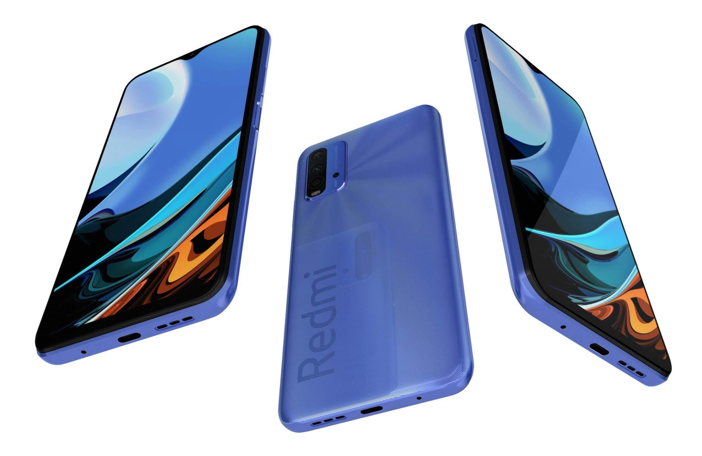Xiaomi Redmi 9T Twilight Blue - 3D Model by Rever_Art