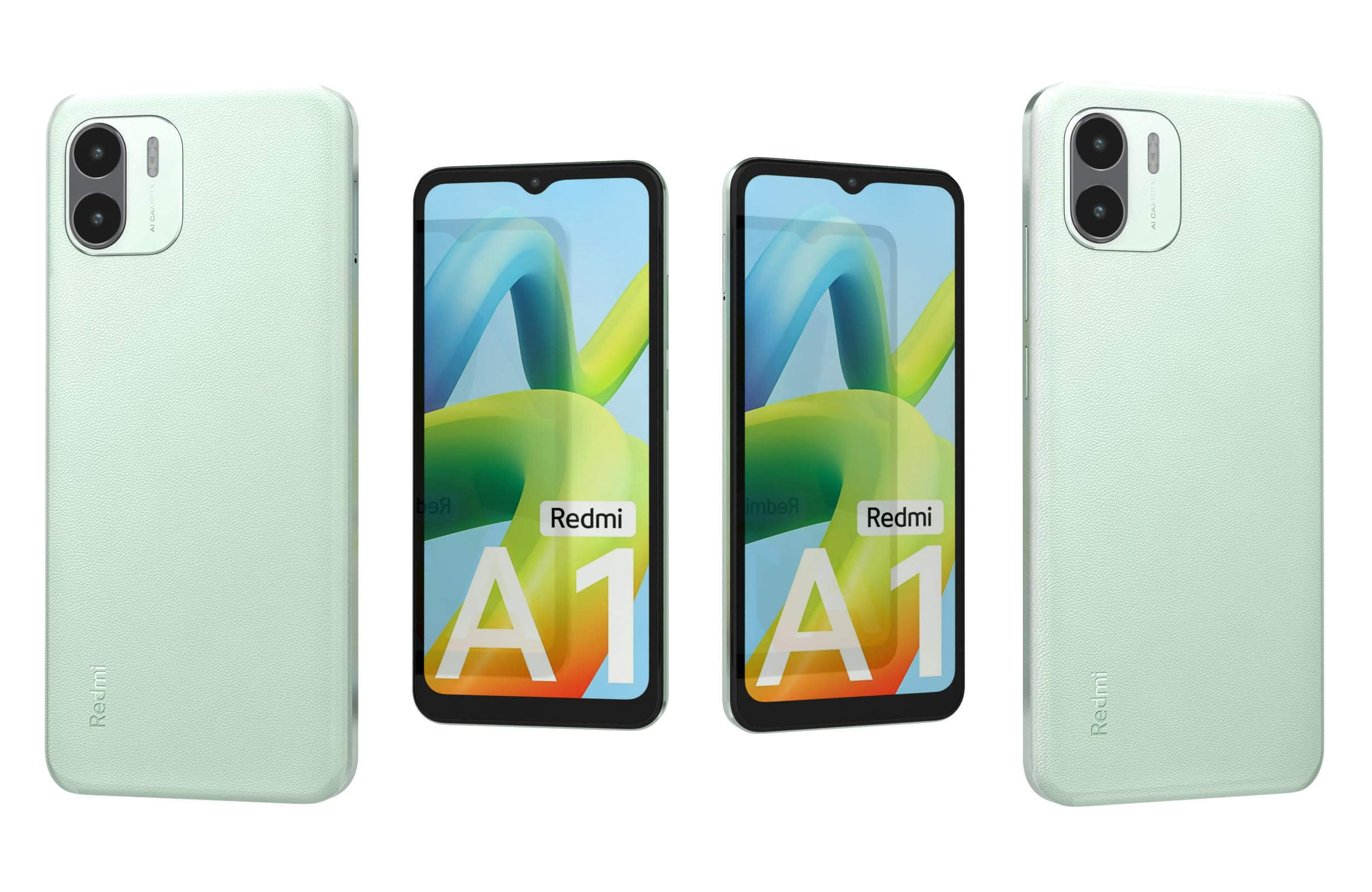 Xiaomi Redmi A1 Green - 3D Model by Rever_Art