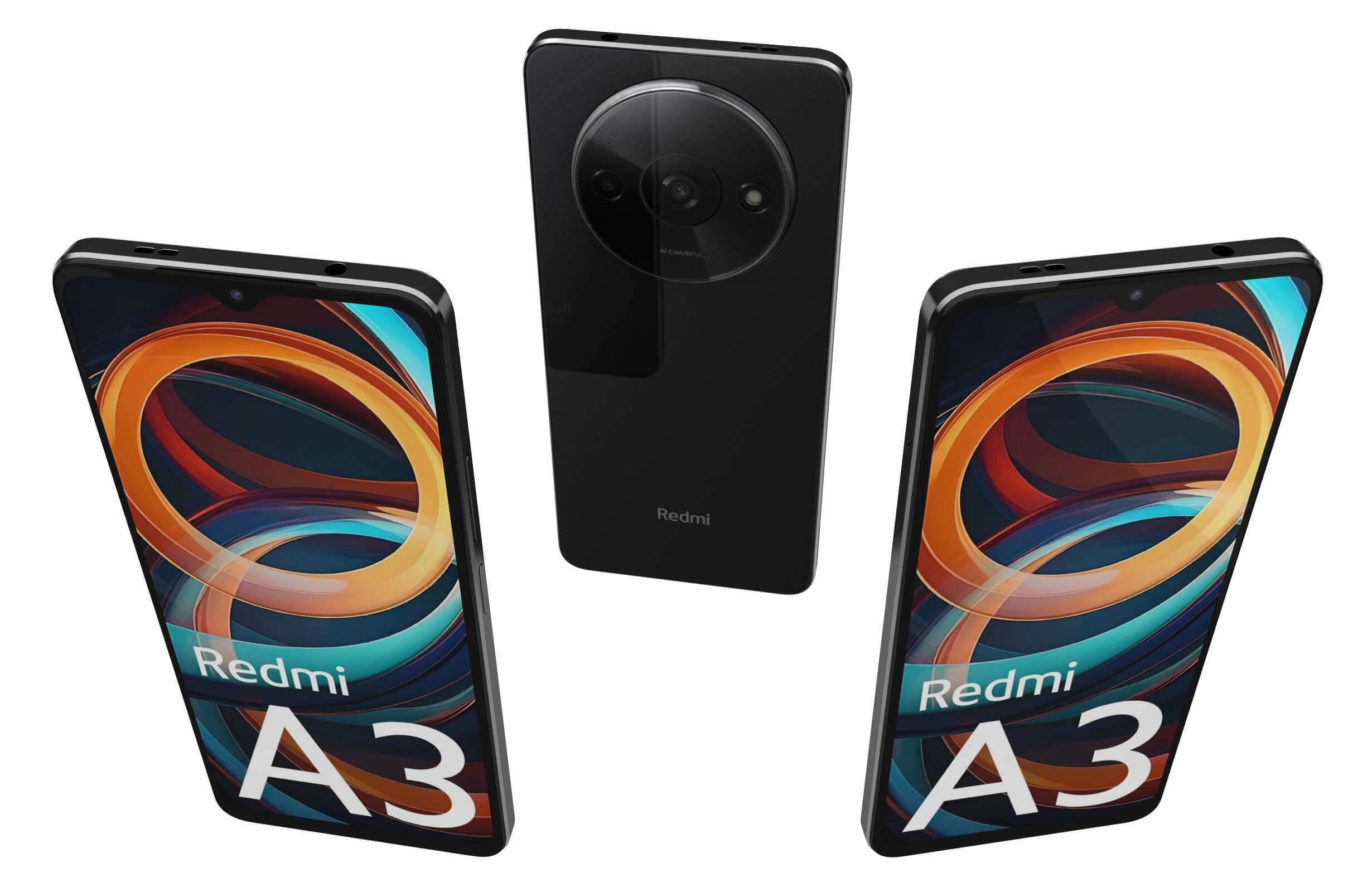 Xiaomi Redmi A3 All Colors - 3D Model by Rever_Art