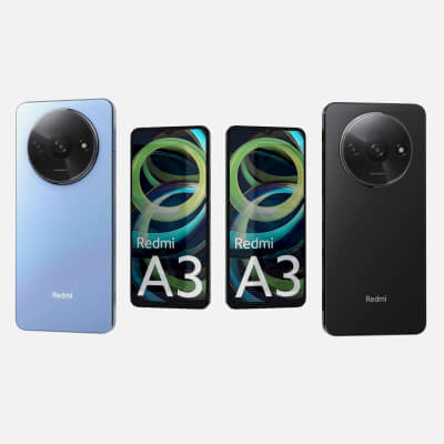 Xiaomi Redmi A3 All Colors - 3D Model by Rever_Art