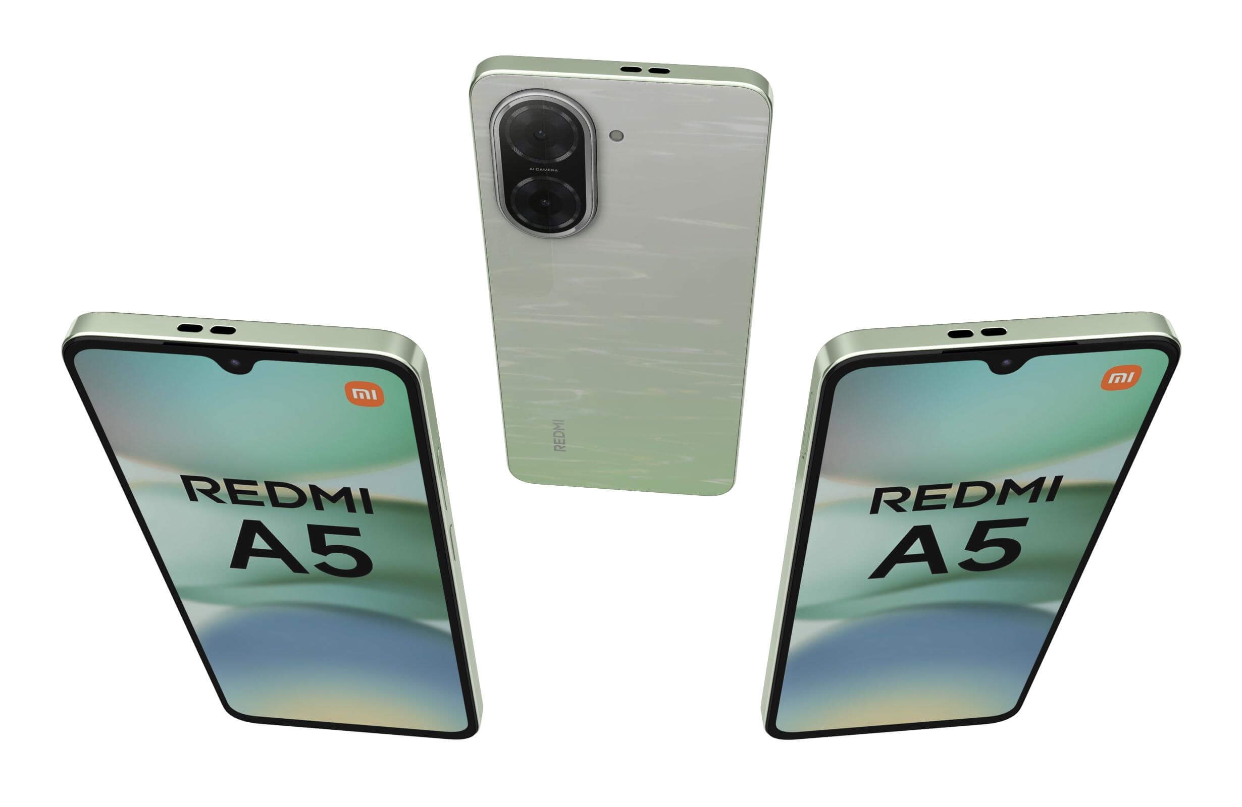 Xiaomi Redmi A5 4G Green - 3D Model by Rever_Art