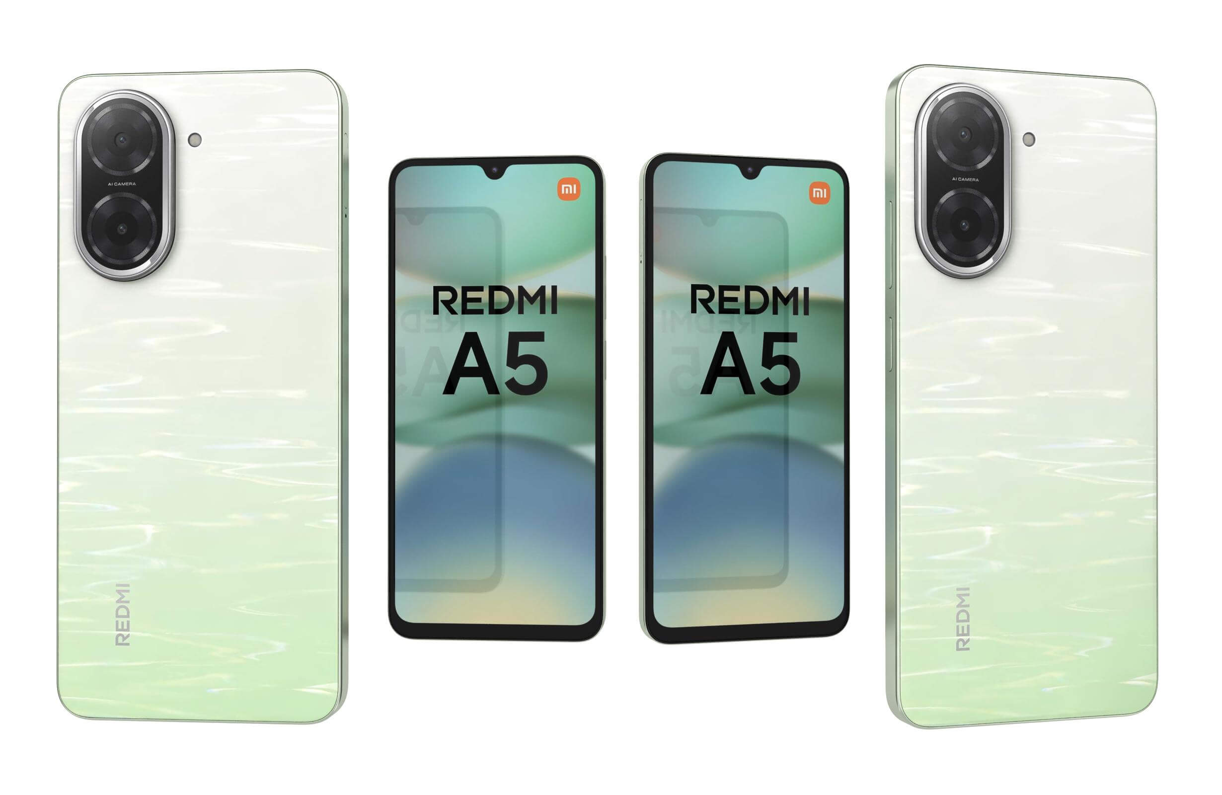Xiaomi Redmi A5 4G Green - 3D Model by Rever_Art