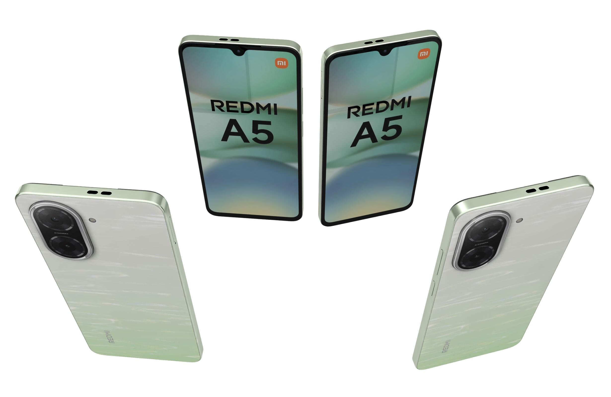 Xiaomi Redmi A5 4G Green - 3D Model by Rever_Art