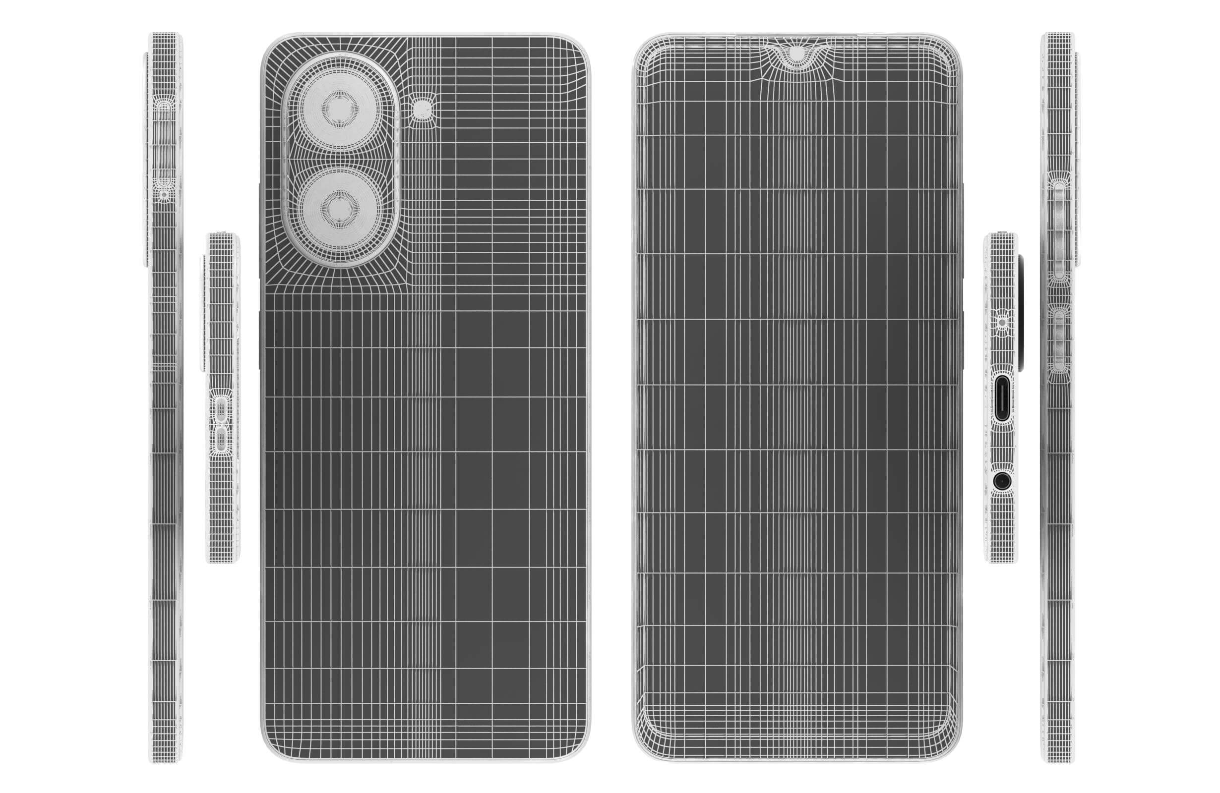 Xiaomi Redmi A5 4G Green - 3D Model by Rever_Art