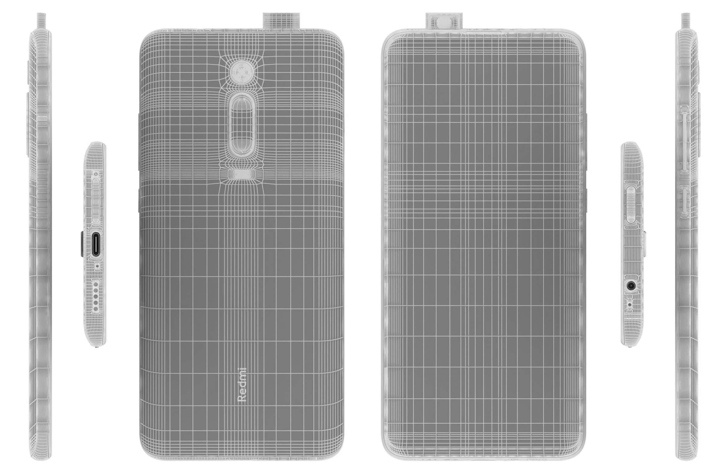 Xiaomi Redmi K20 Pro All Colors - 3D Model by Rever_Art