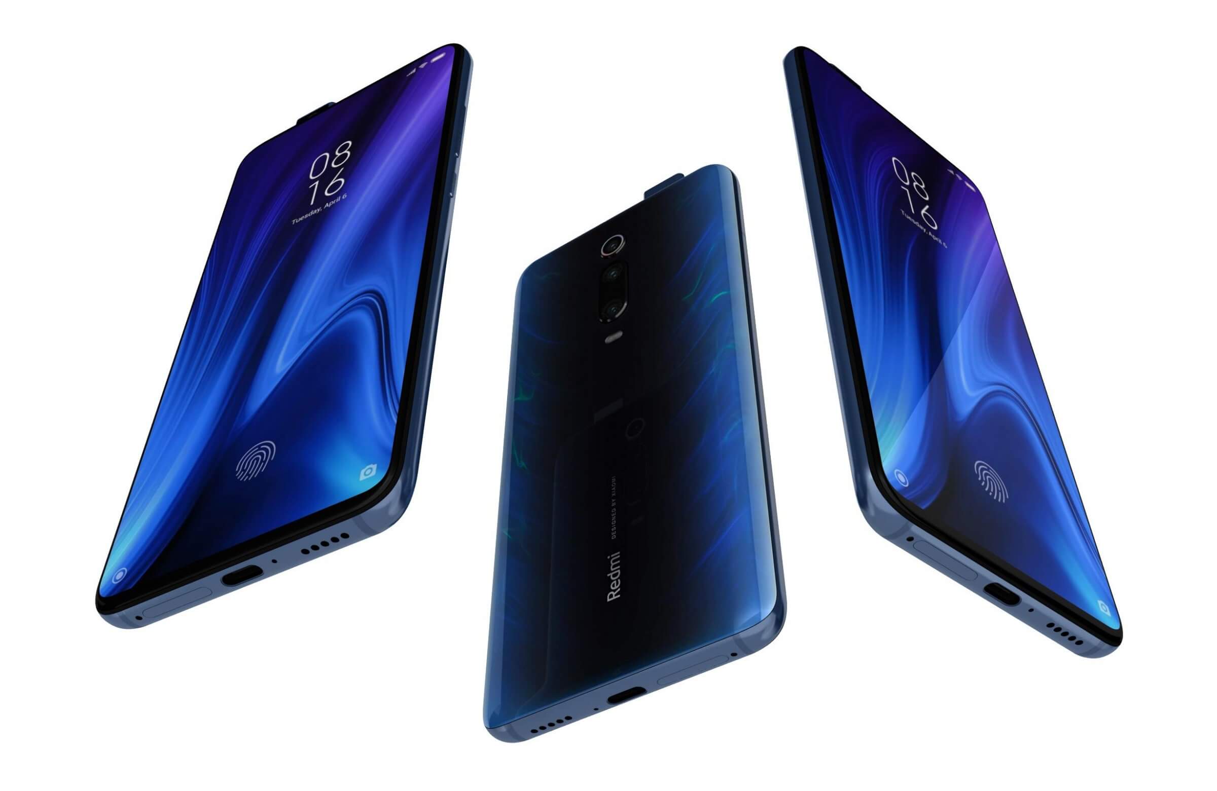 Xiaomi Redmi K20 Pro Glacier Blue - 3D Model by Rever_Art