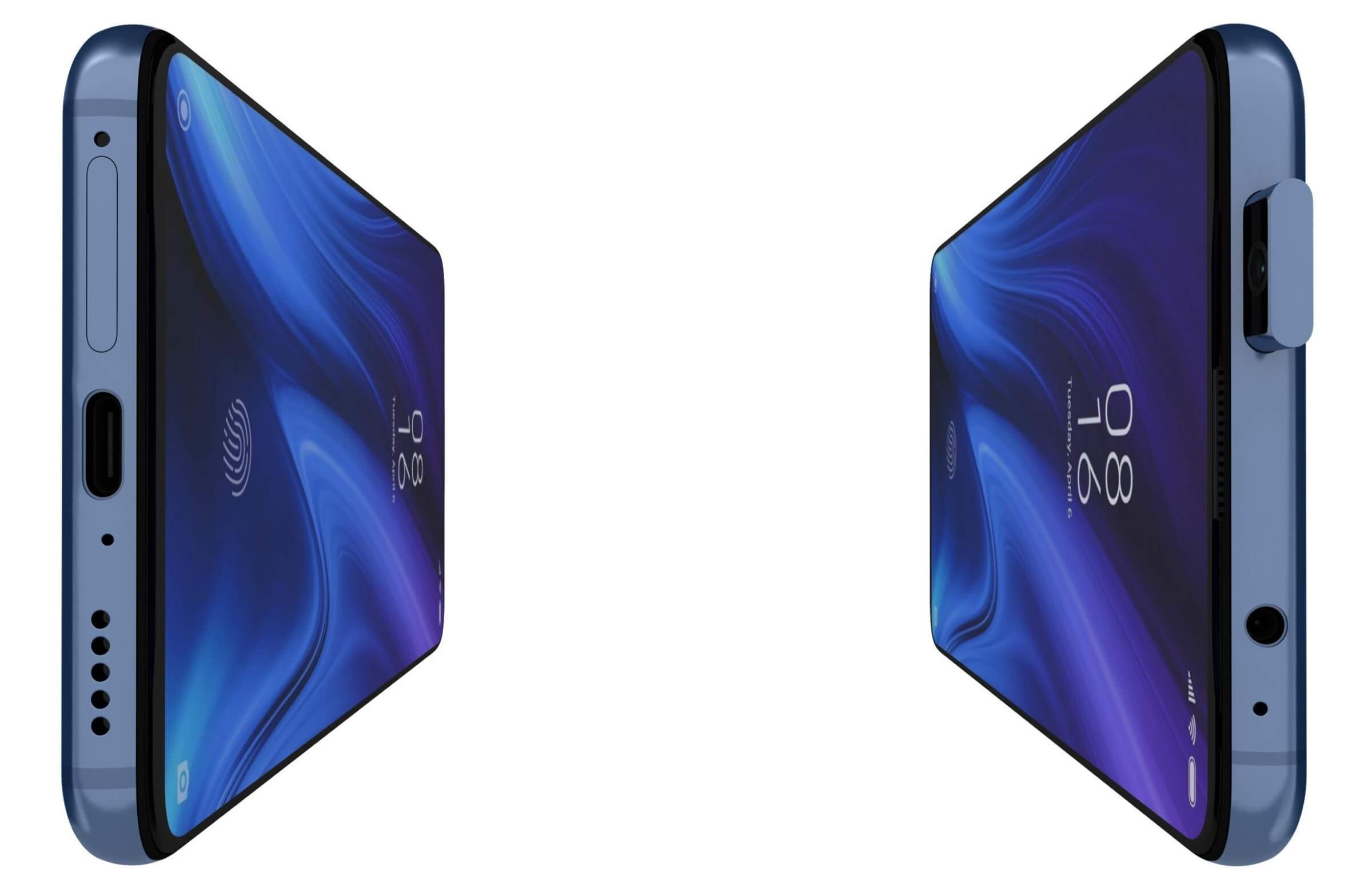 Xiaomi Redmi K20 Pro Glacier Blue - 3D Model by Rever_Art