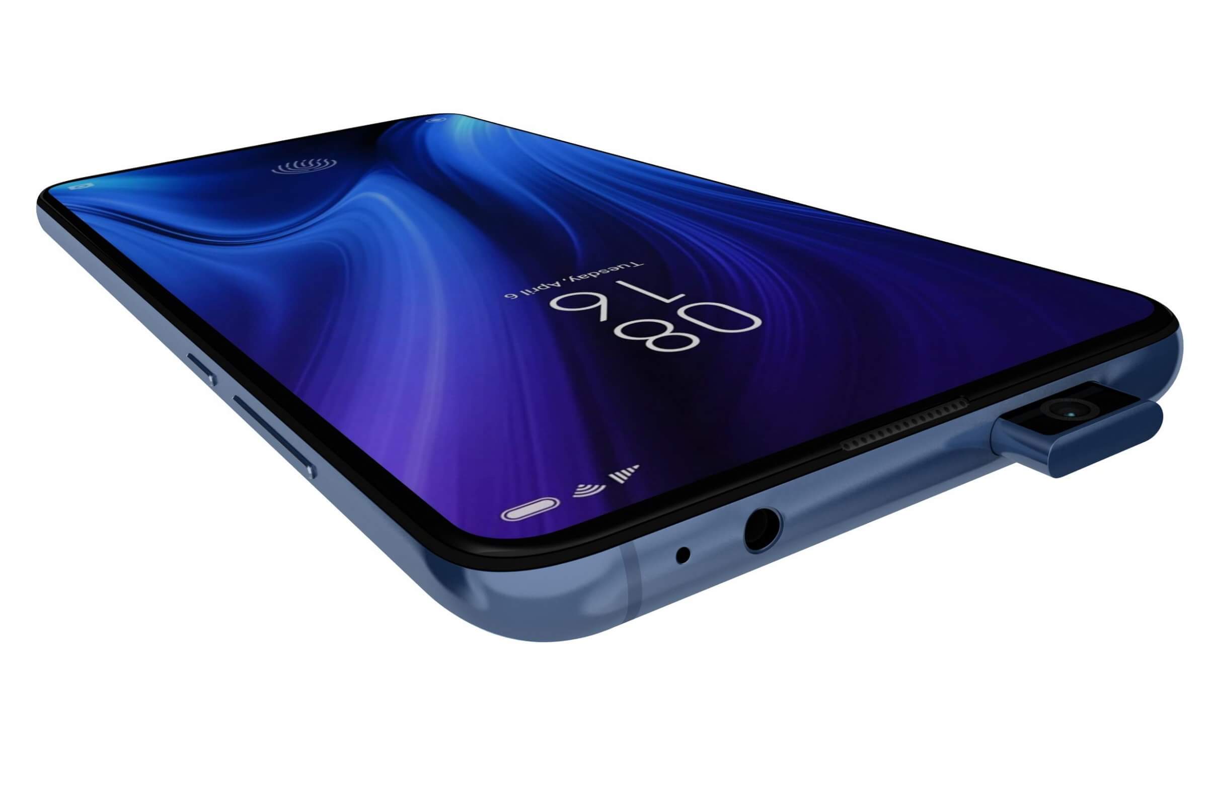 Xiaomi Redmi K20 Pro Glacier Blue - 3D Model by Rever_Art