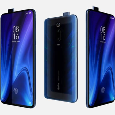 Xiaomi Redmi K20 Pro Glacier Blue - 3D Model by Rever_Art