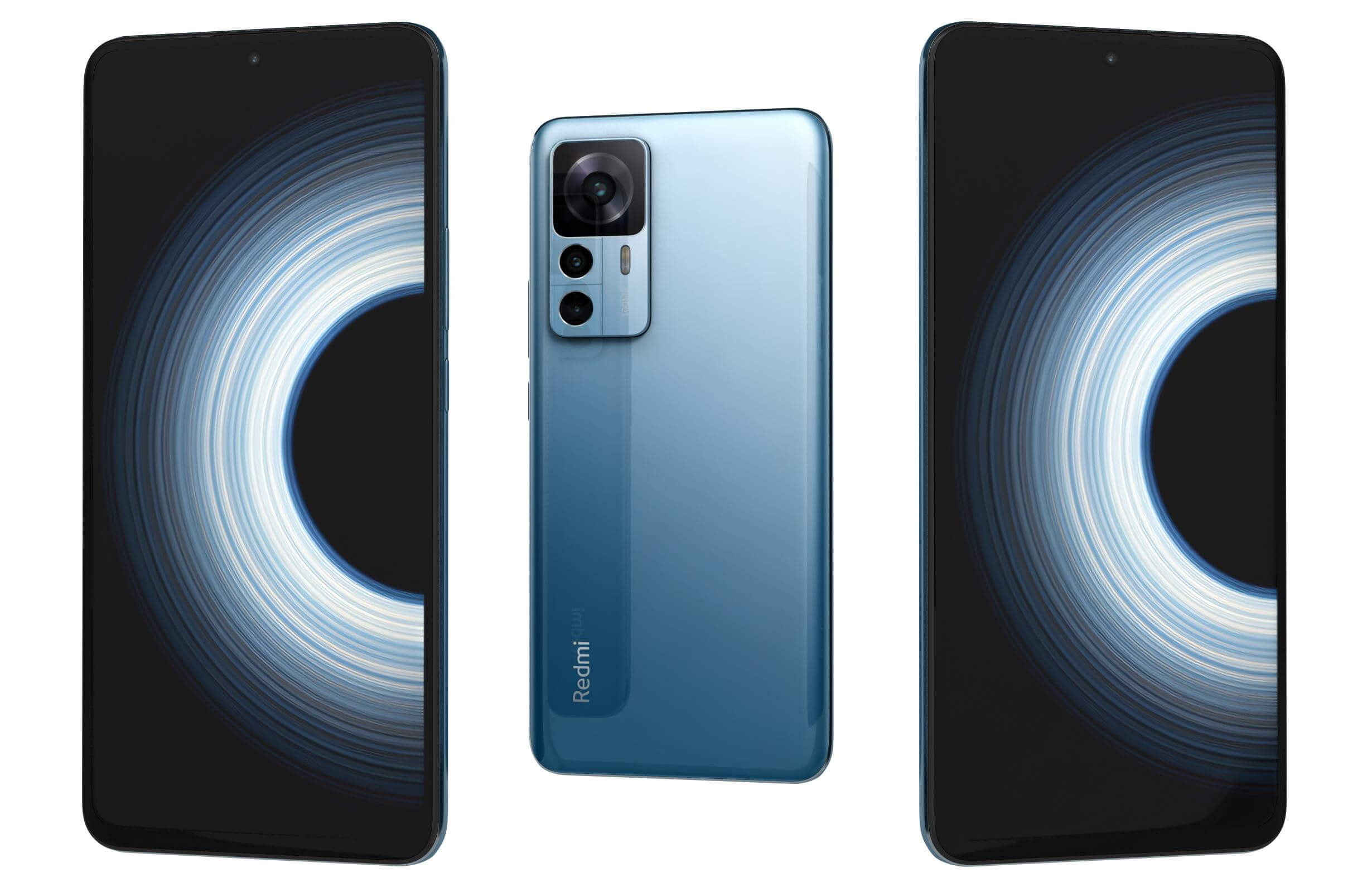 Xiaomi Redmi K50 Ultra Blue - 3D Model by Rever_Art