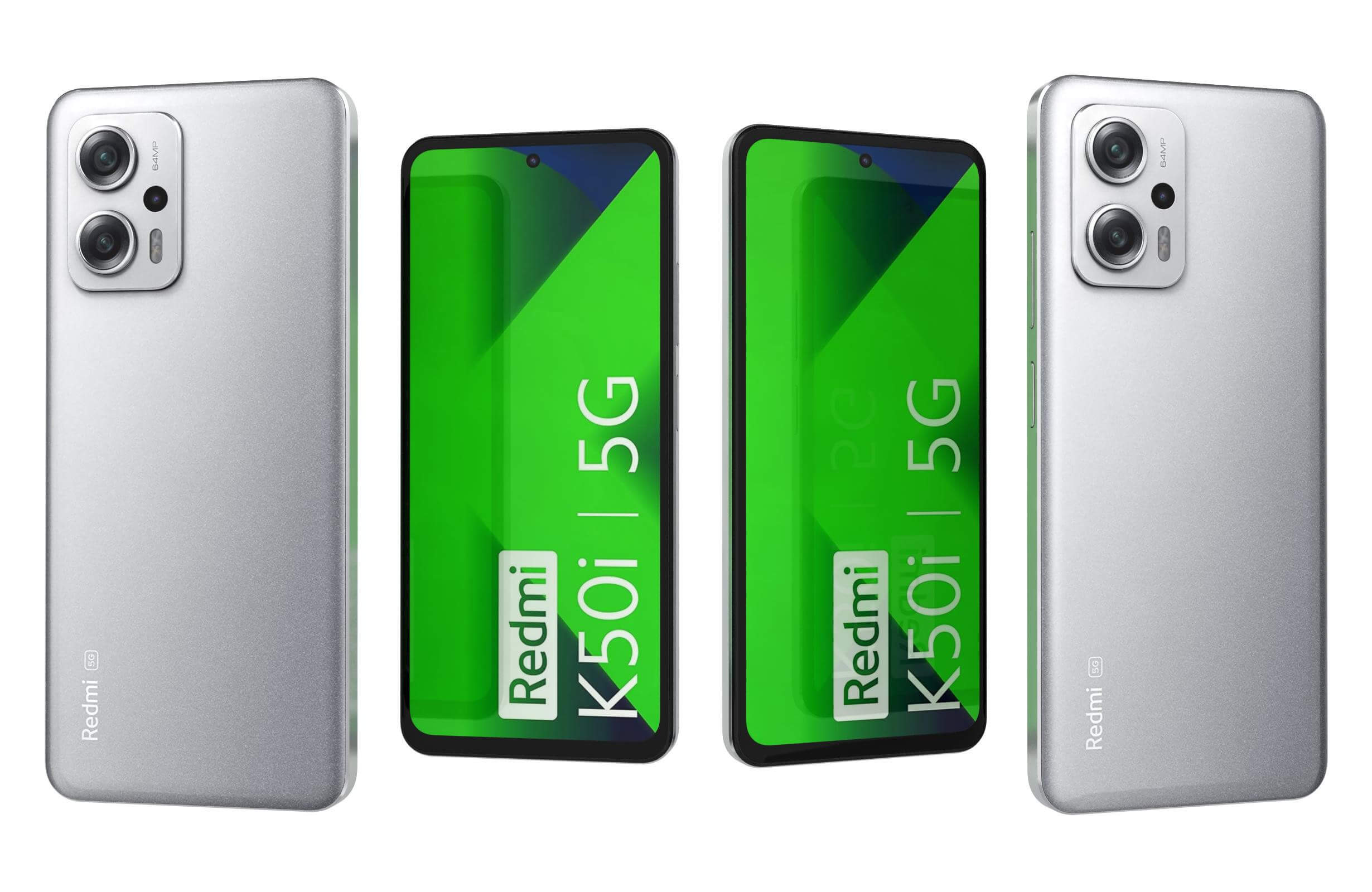 Xiaomi Redmi K50i White - 3D Model by Rever_Art