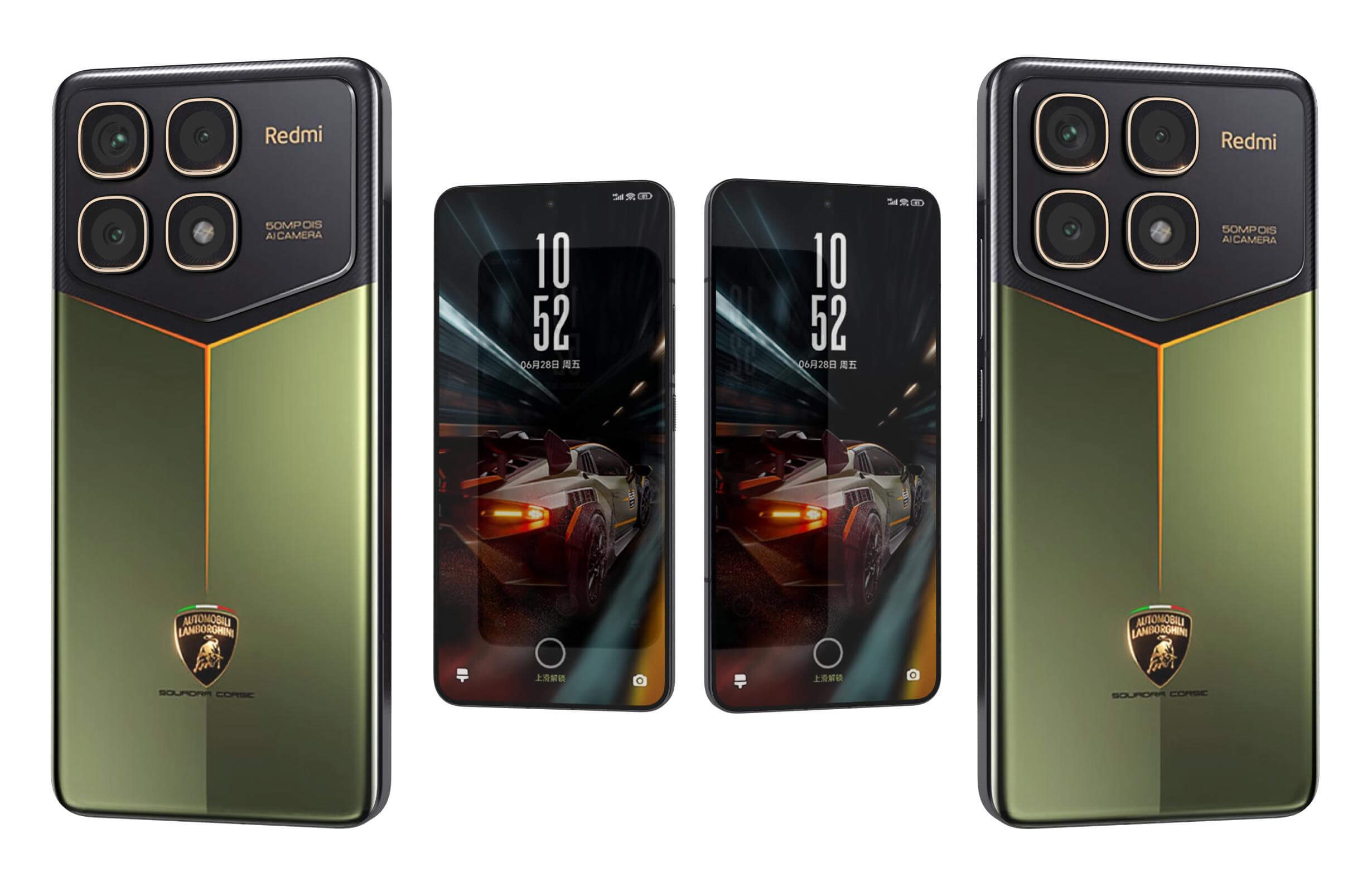 Xiaomi Redmi K70 Ultra Green Lamborghini Edition - 3D Model by Rever_Art