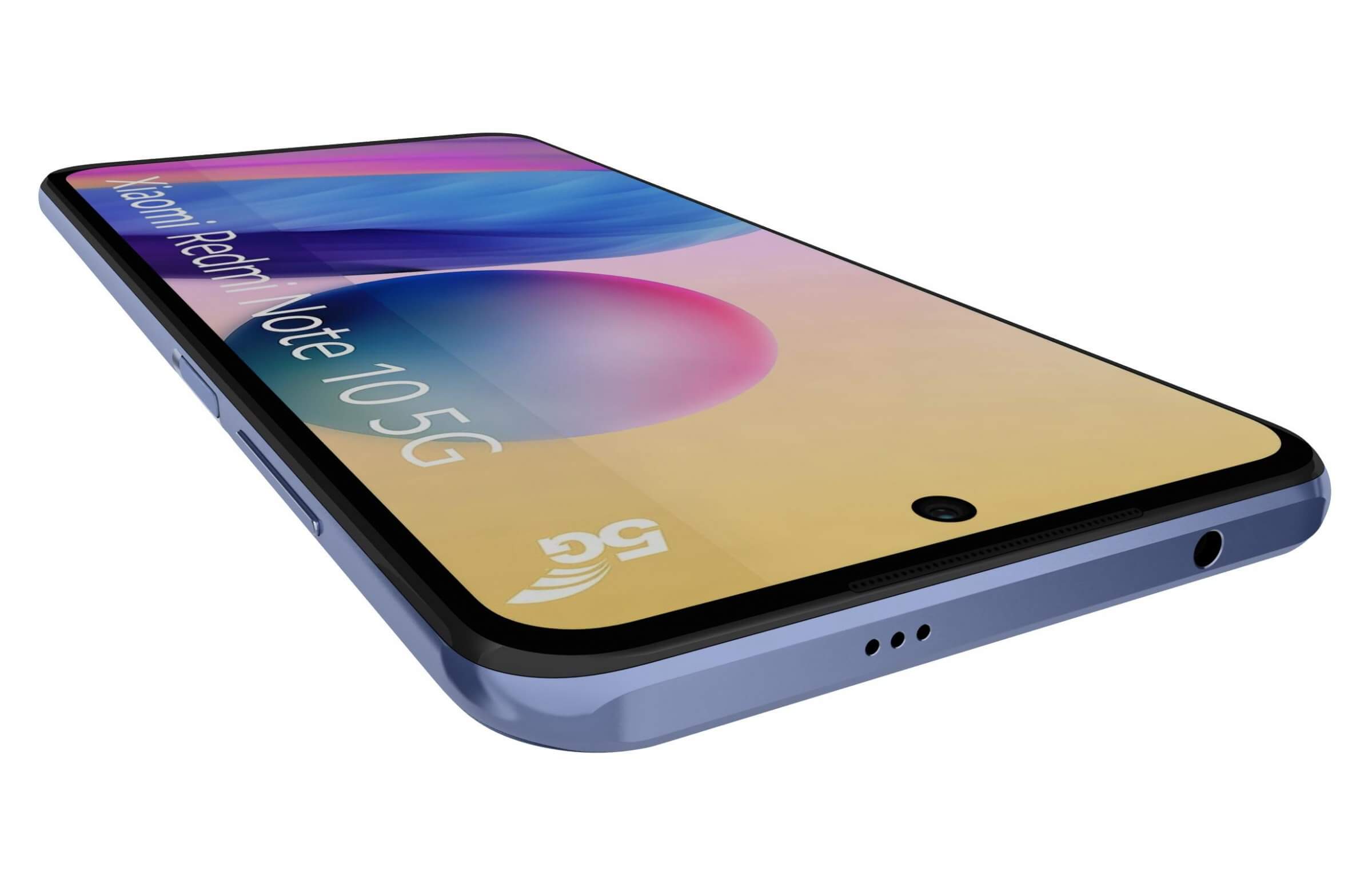 Xiaomi Redmi Note 10 5G Nighttime Blue - 3D Model by Rever_Art