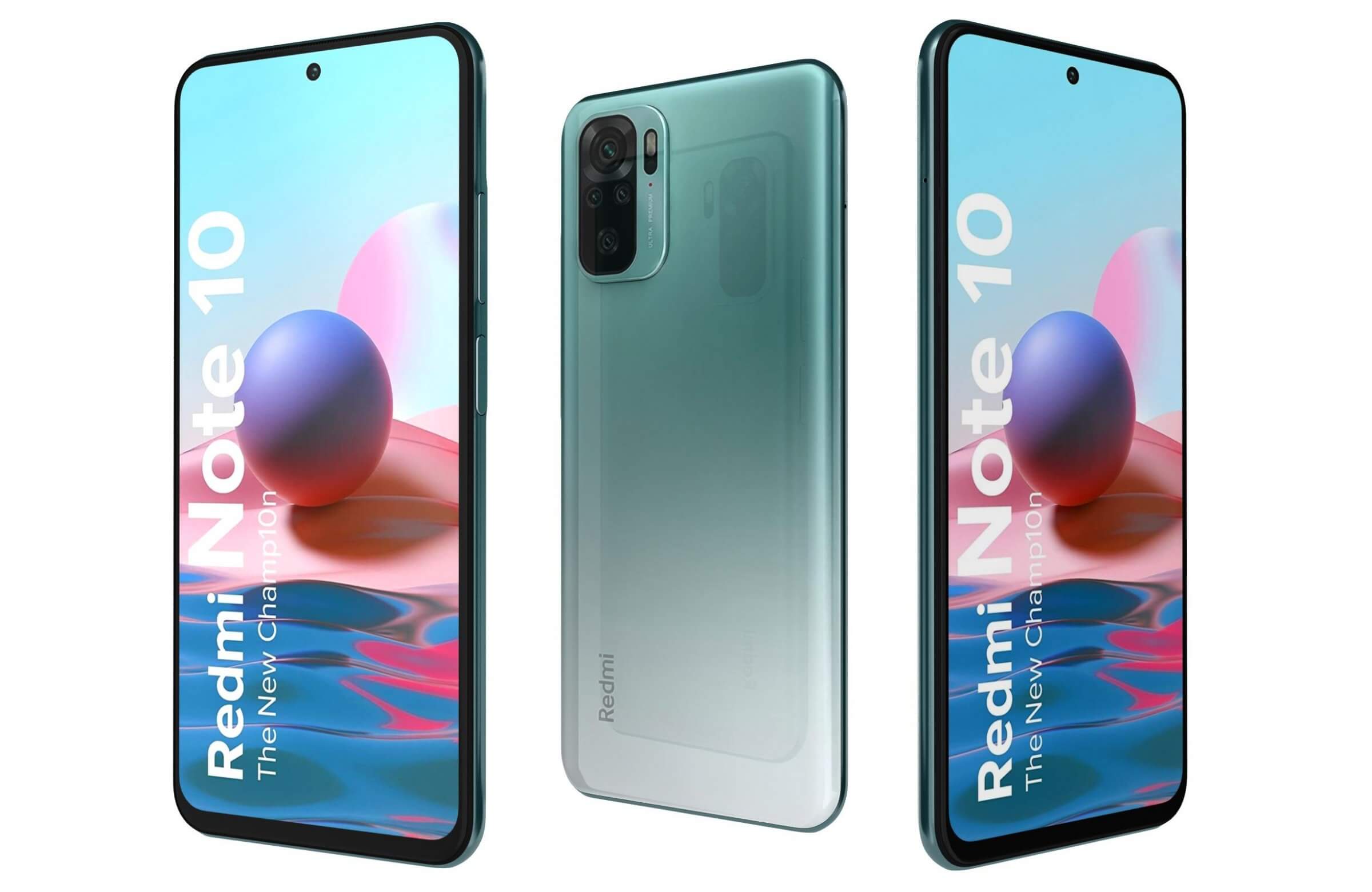 Xiaomi Redmi Note 10 All Colors - 3D Model by Rever_Art