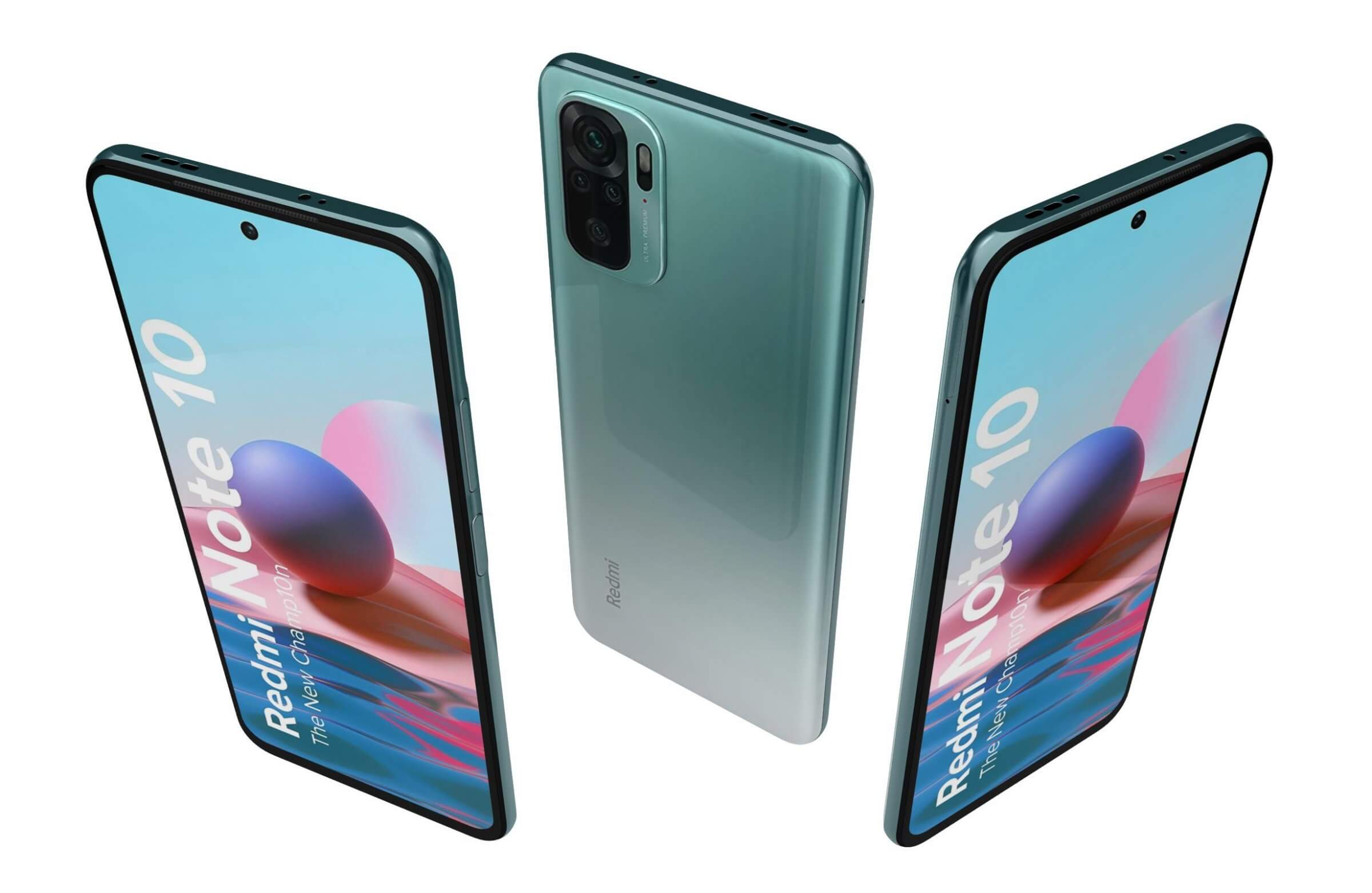 Xiaomi Redmi Note 10 All Colors - 3D Model by Rever_Art