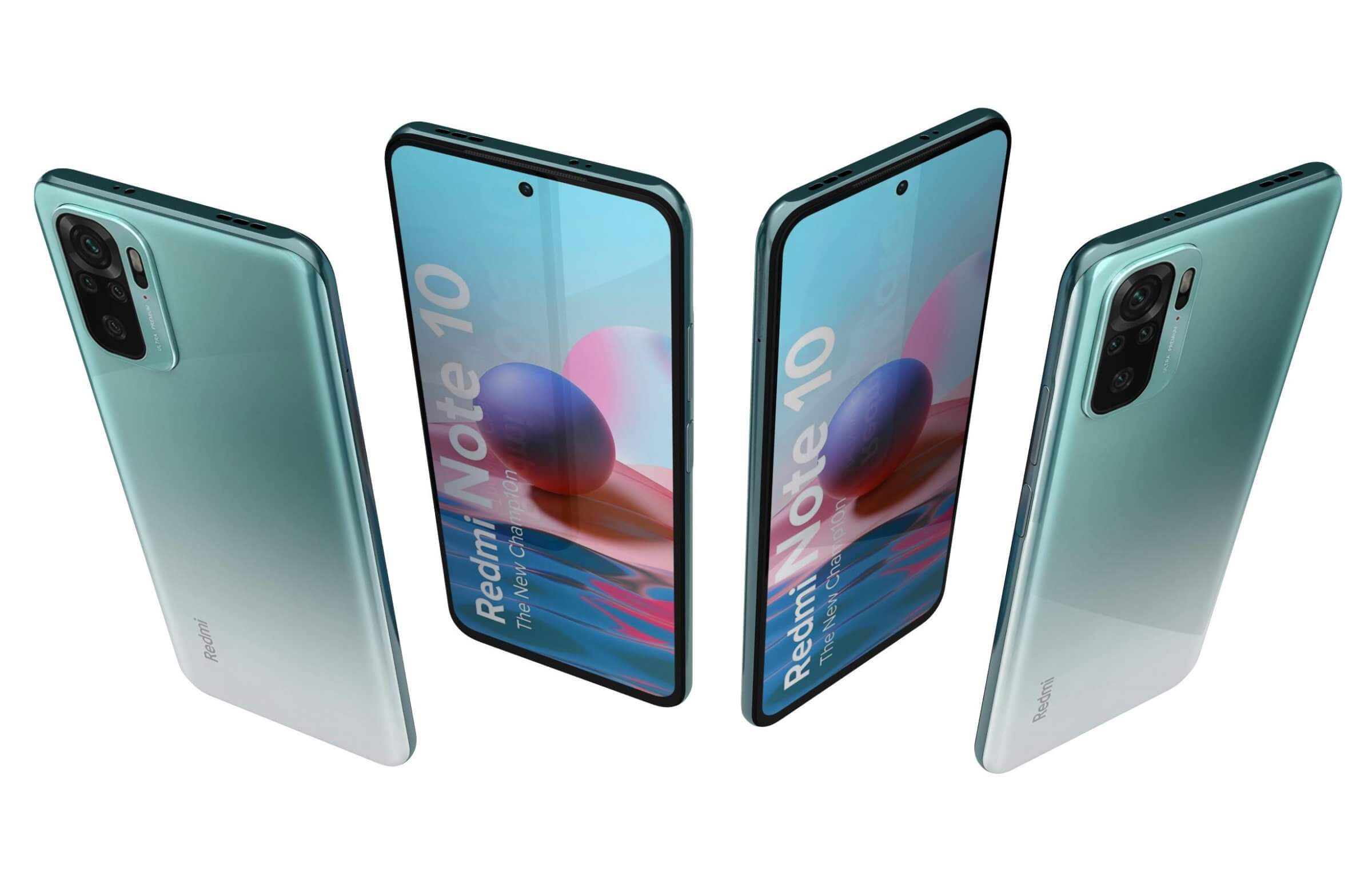 Xiaomi Redmi Note 10 All Colors - 3D Model by Rever_Art