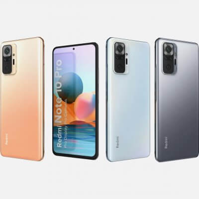 Xiaomi Redmi Note 10 Pro All Colors - 3D Model by Rever_Art