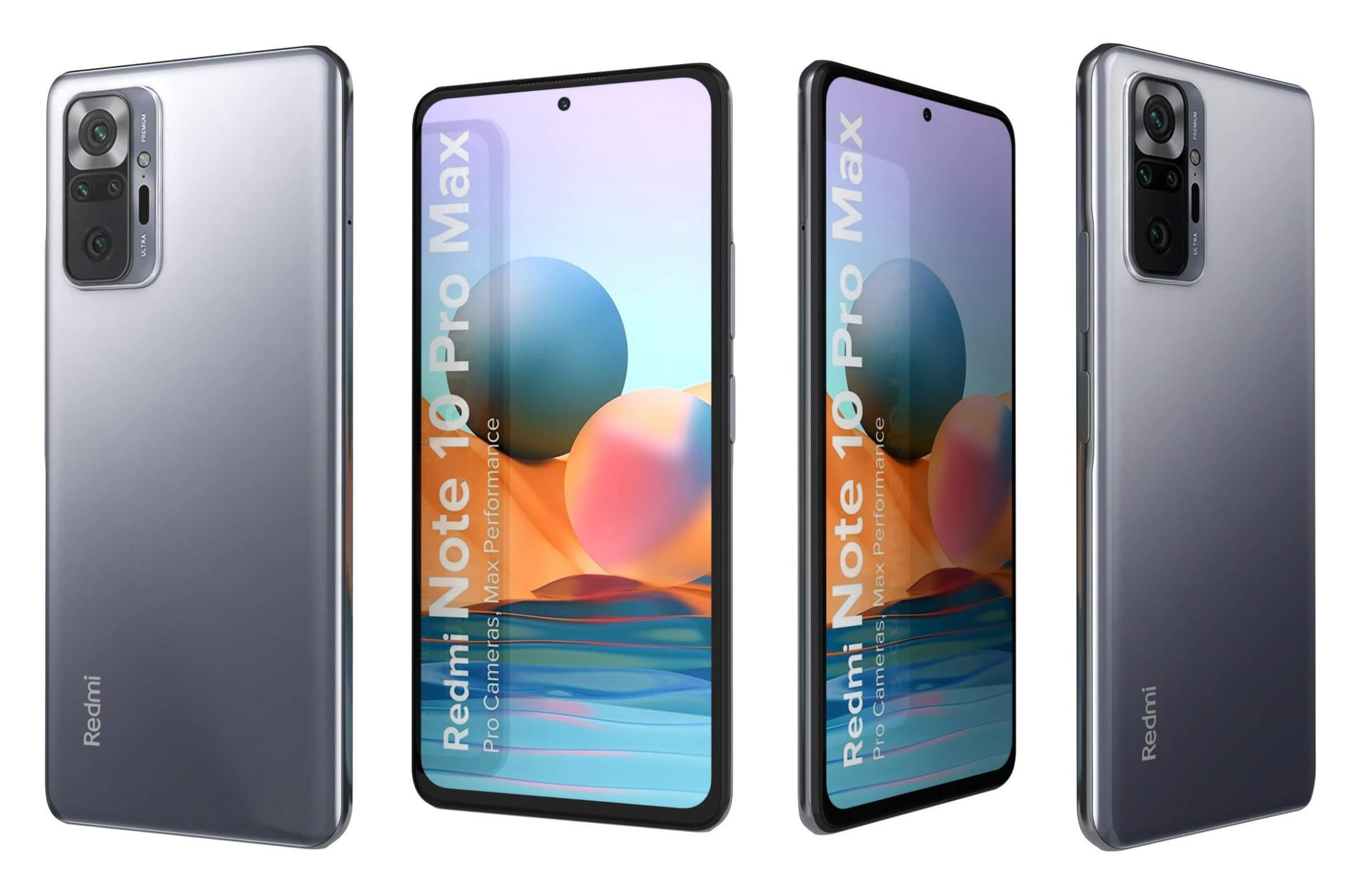 Xiaomi Redmi Note 10 Pro And Max - 3D Model by Rever_Art