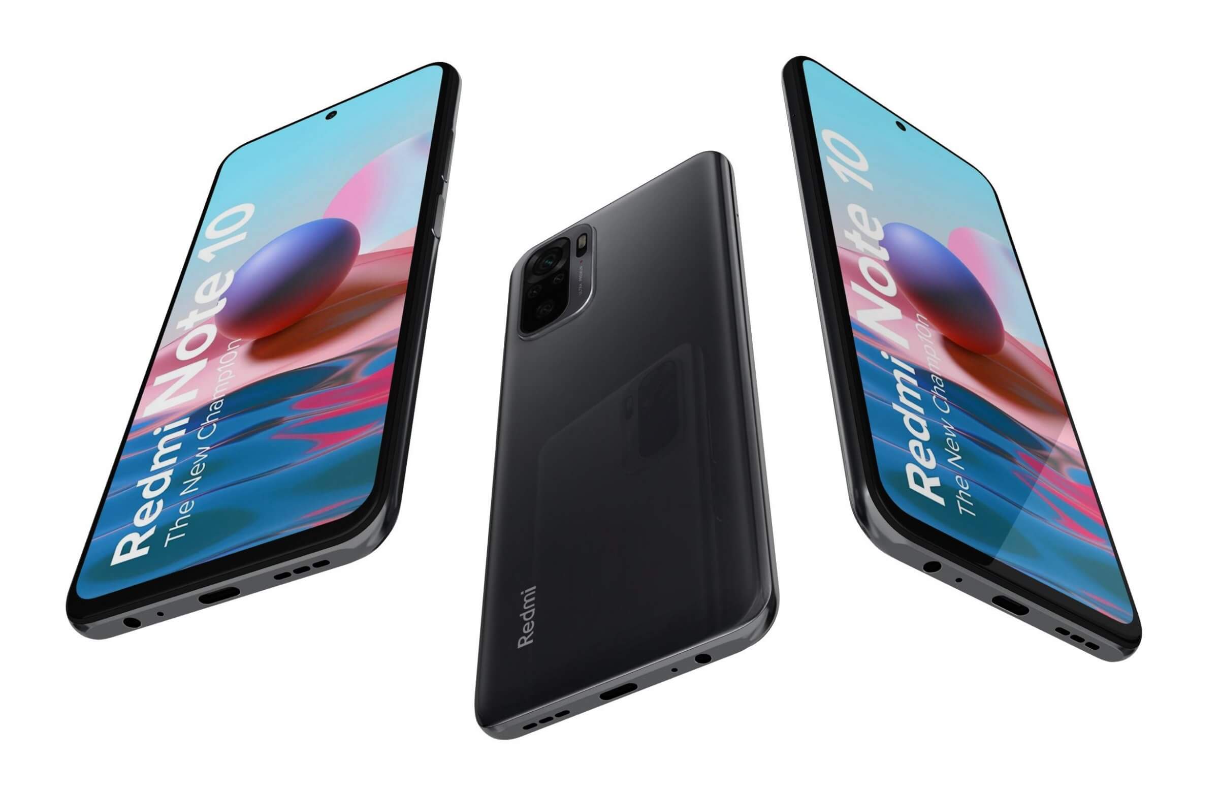 Xiaomi Redmi Note 10 Shadow Black - 3D Model by Rever_Art