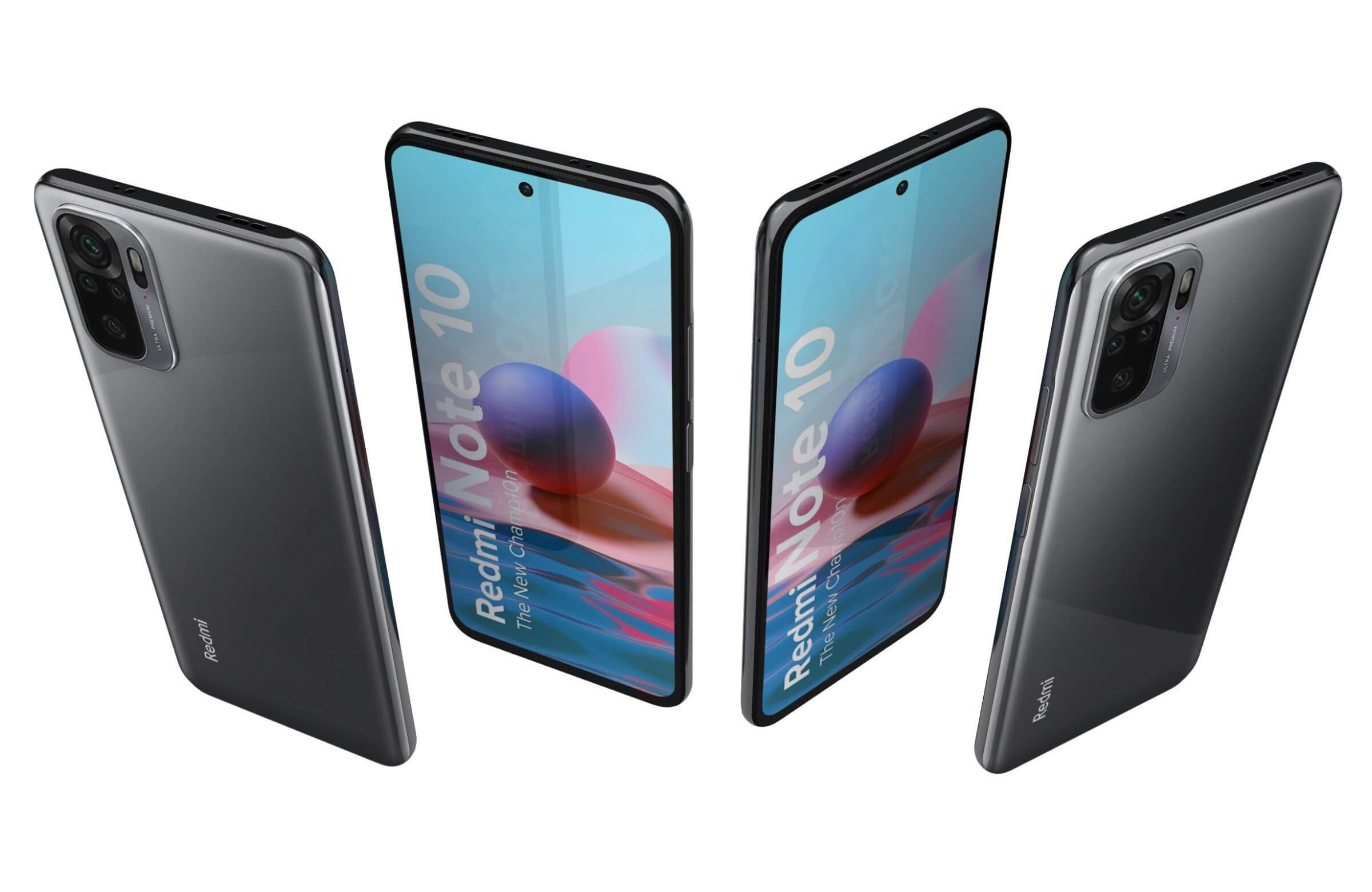 Xiaomi Redmi Note 10 Shadow Black - 3D Model by Rever_Art