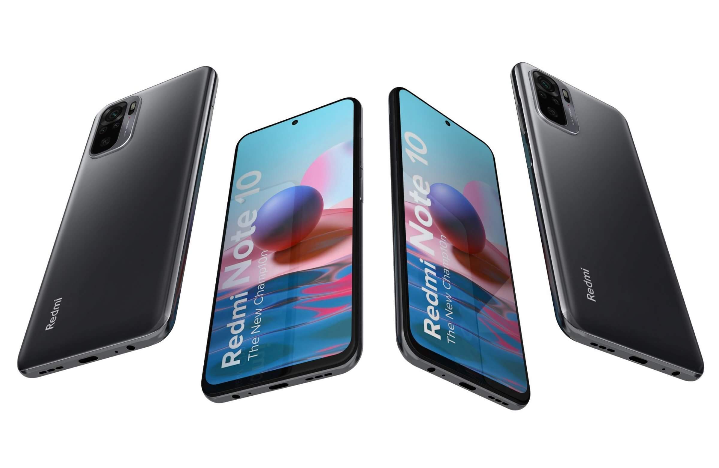 Xiaomi Redmi Note 10 Shadow Black - 3D Model by Rever_Art