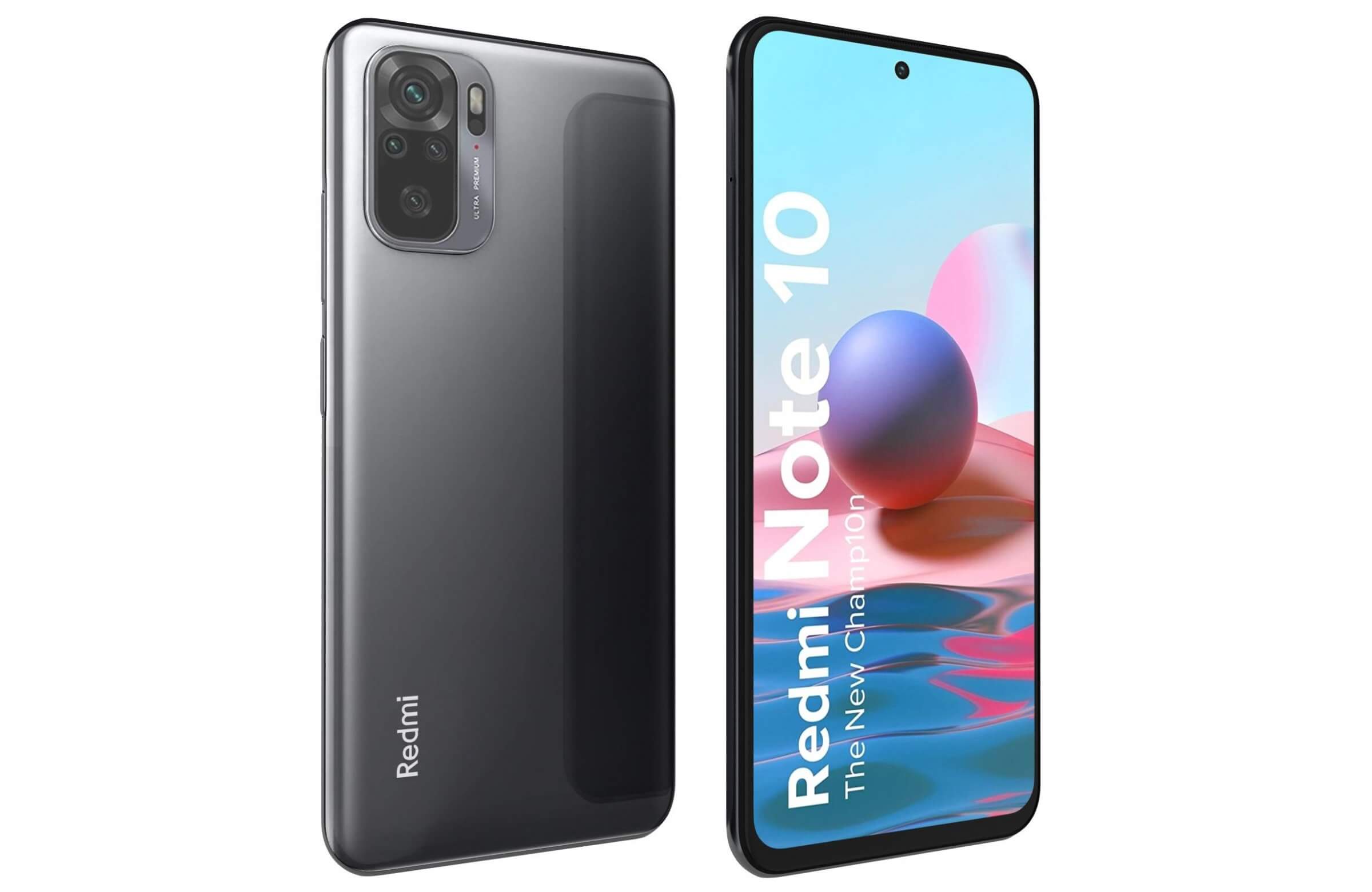 Xiaomi Redmi Note 10 Shadow Black - 3D Model by Rever_Art