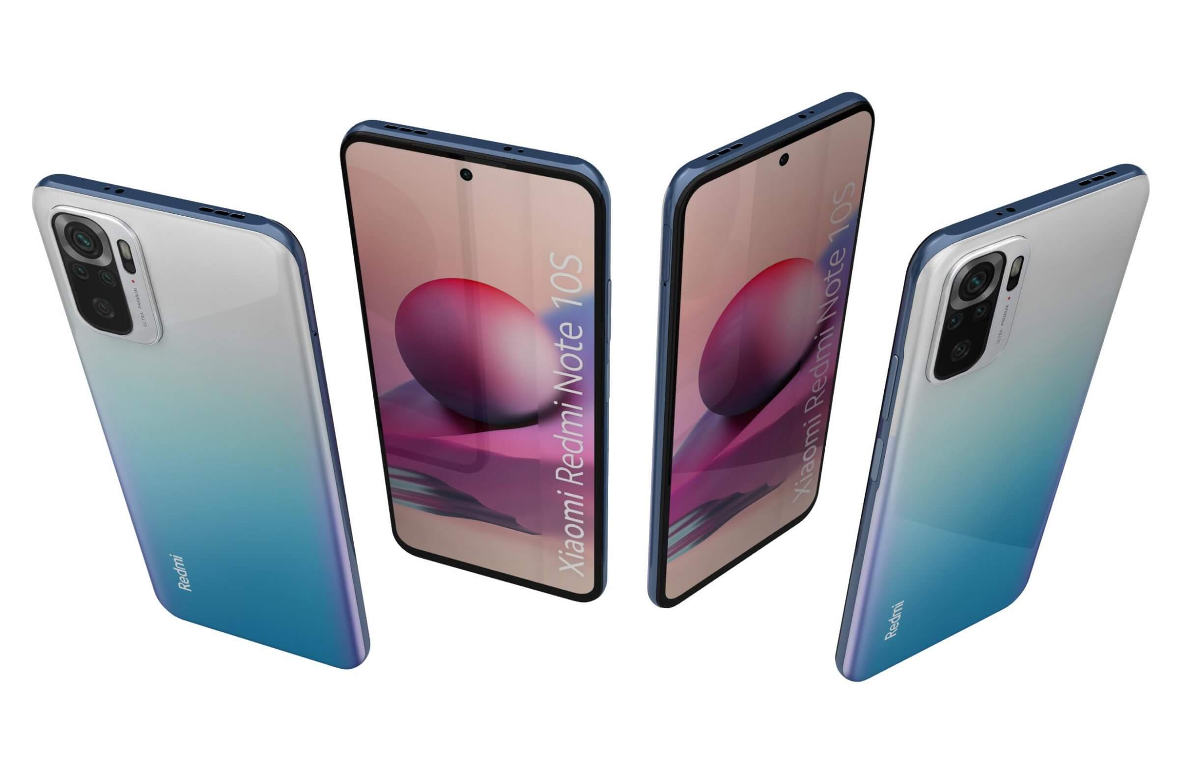 Xiaomi Redmi Note 10S All Colors - 3D Model by Rever_Art